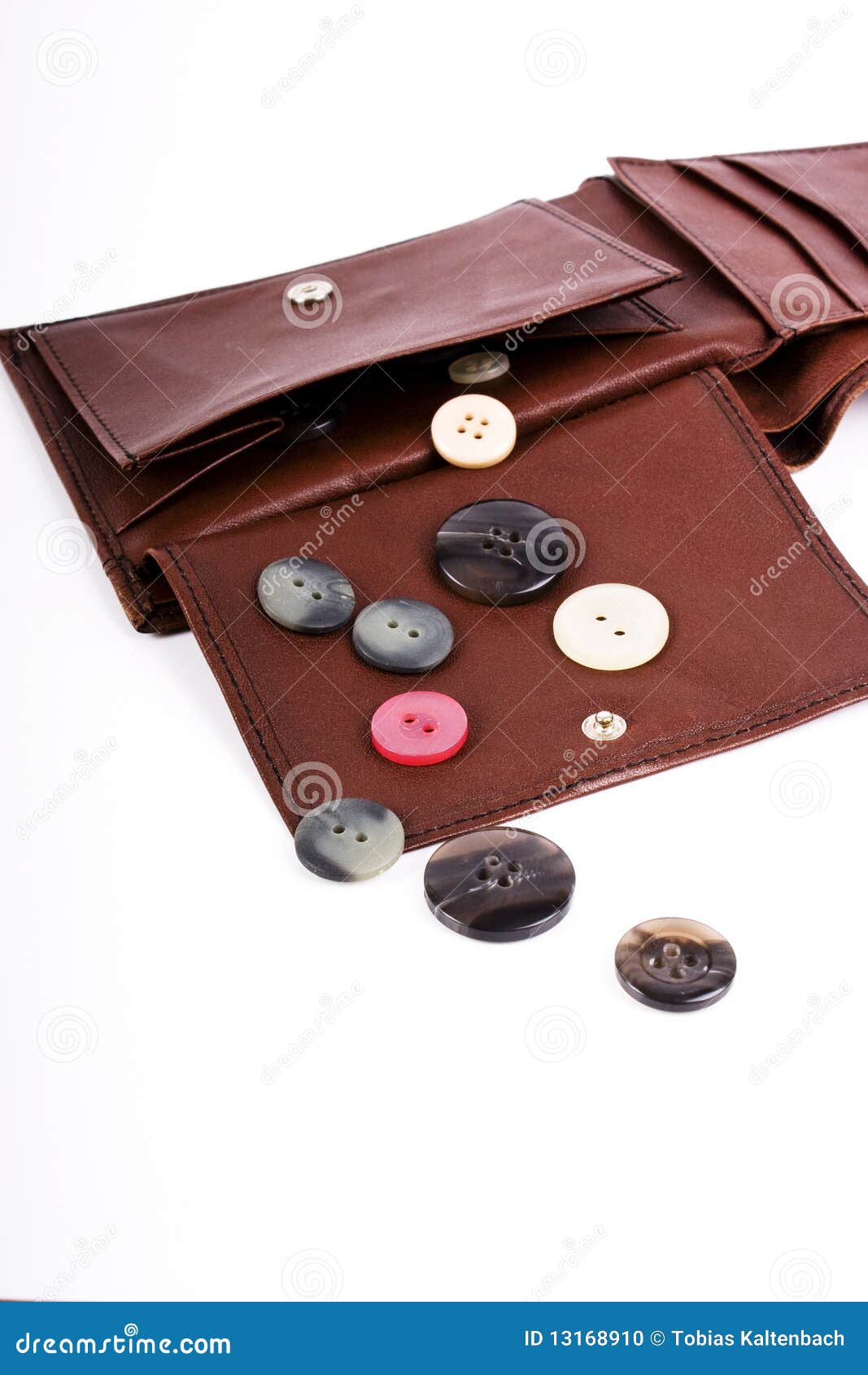 Wallet stock photo. Image of currency, button, interest - 13168910