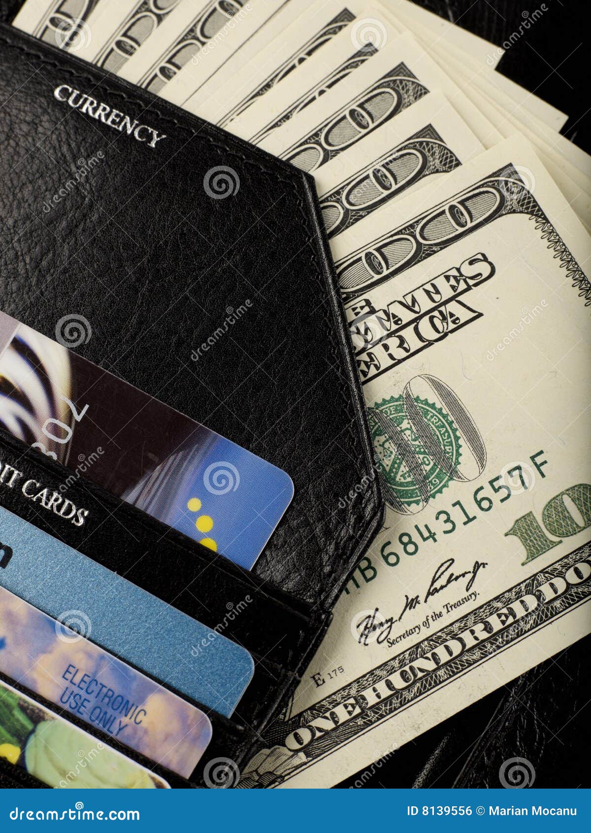 Wallet stock photo. Image of card, currency, investments - 8139556
