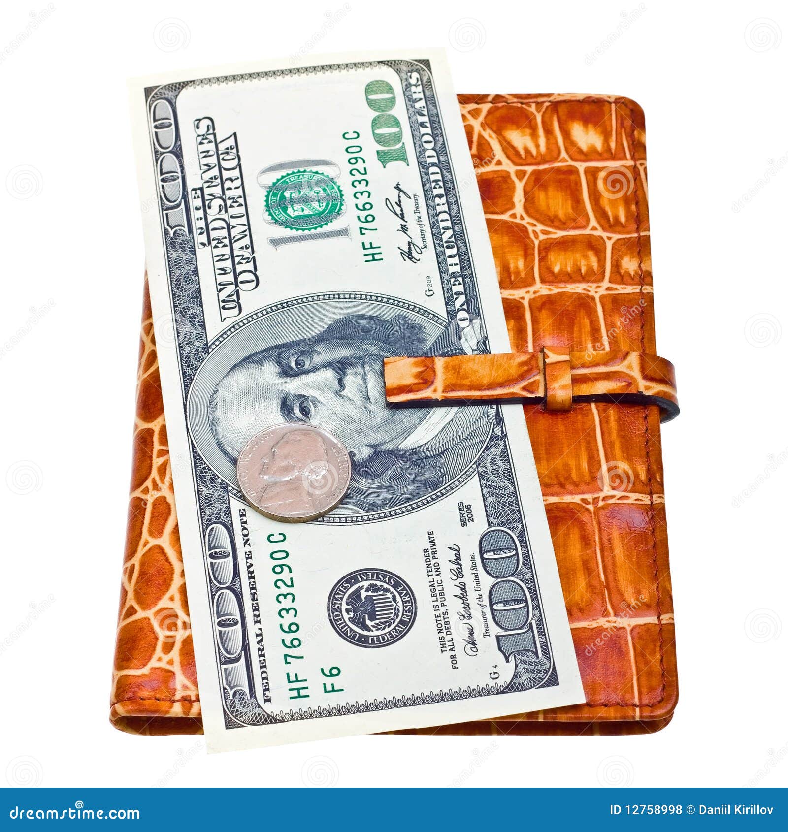 Wallet Filled with Money on White Stock Photo - Image of isolated ...