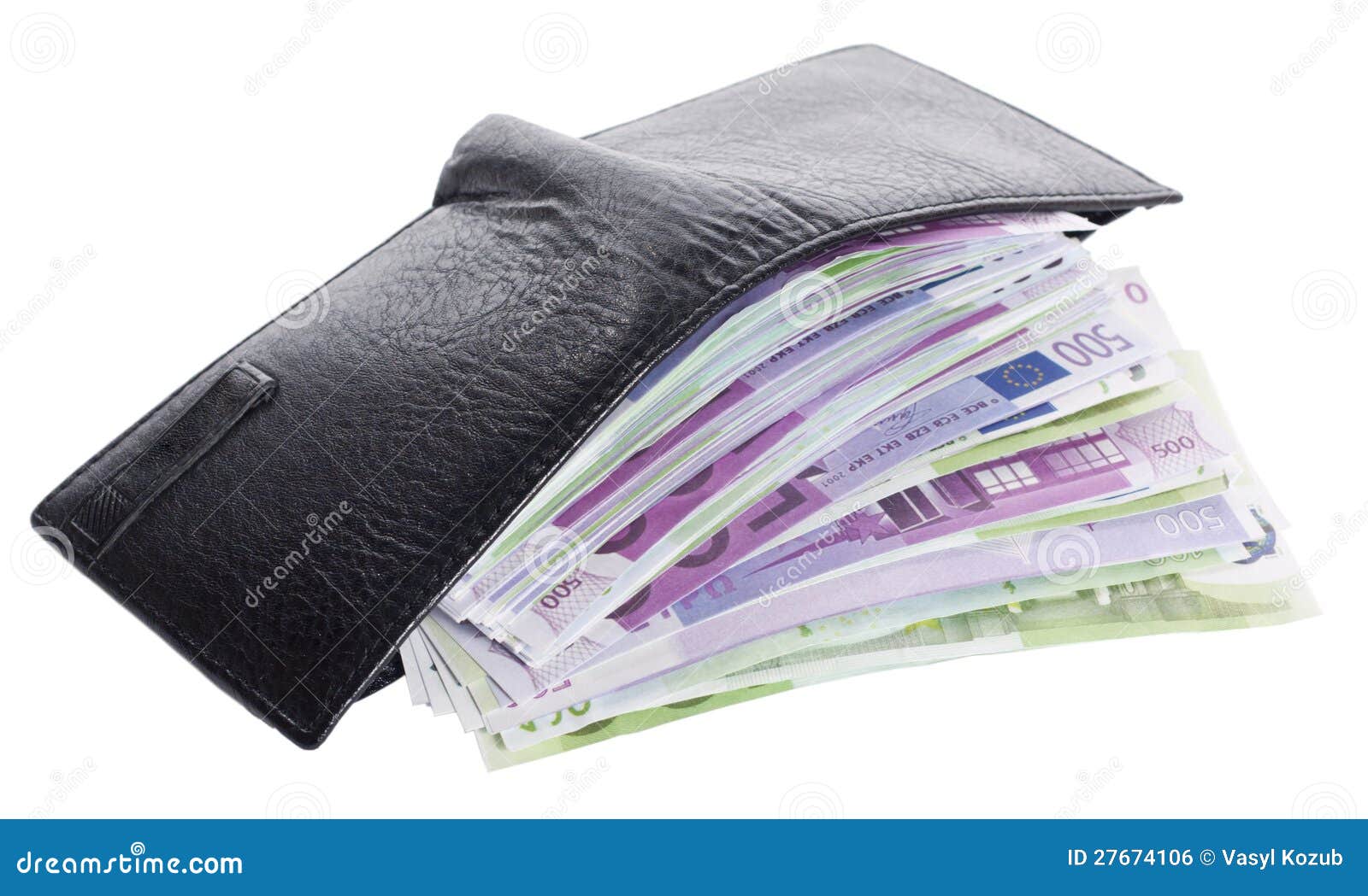 Wallet full of money stock photo. Image of currency, cash - 27674106