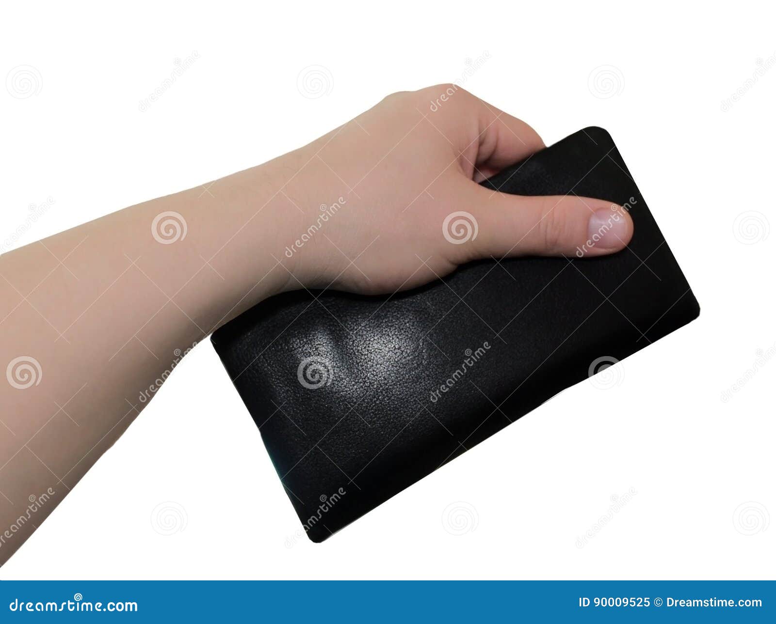 Wallet in hand stock image. Image of financial, bankrupt - 90009525