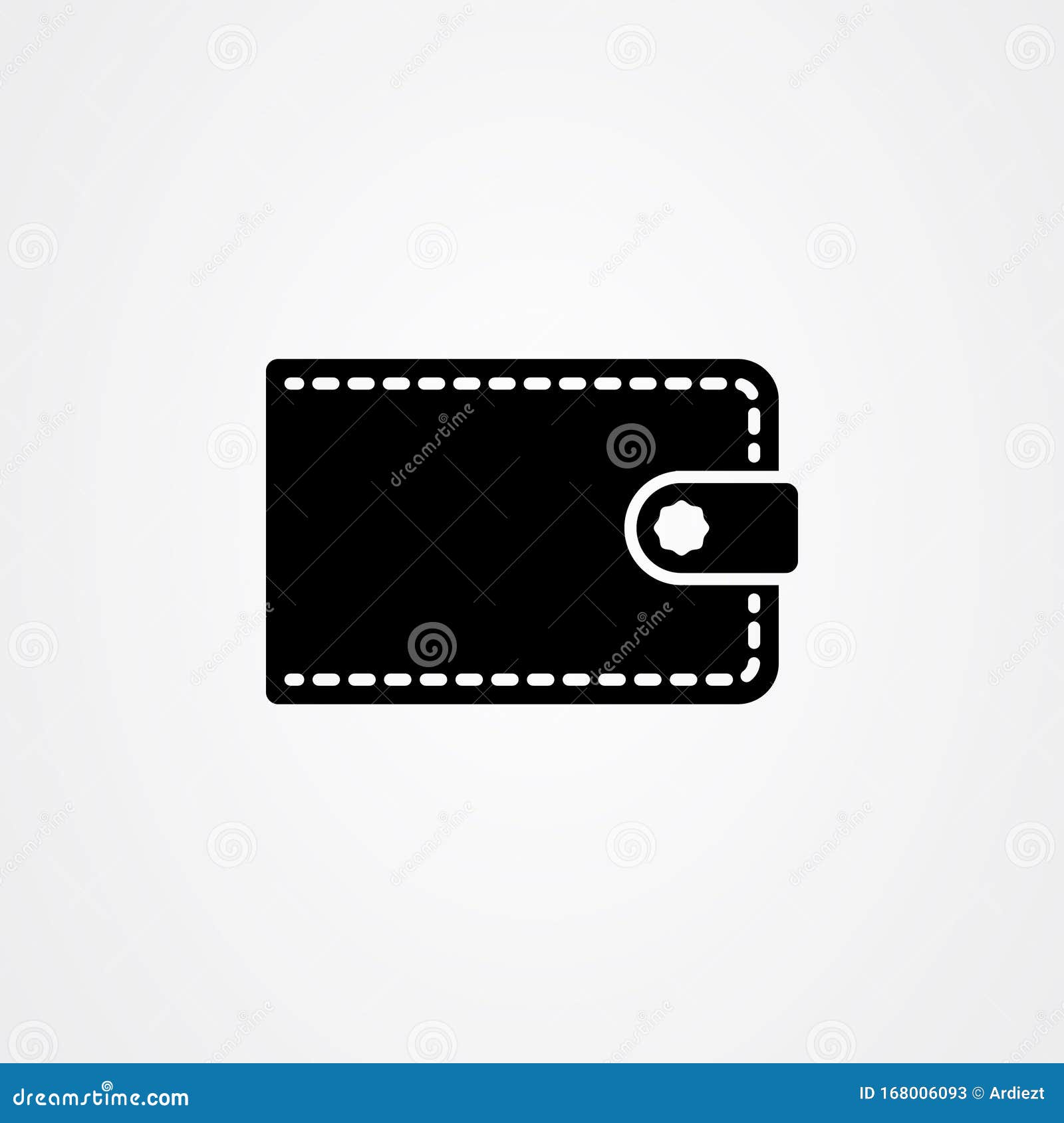 Wallet Icon Logo Design. Simple Flat Vector Illustration Stock Vector ...