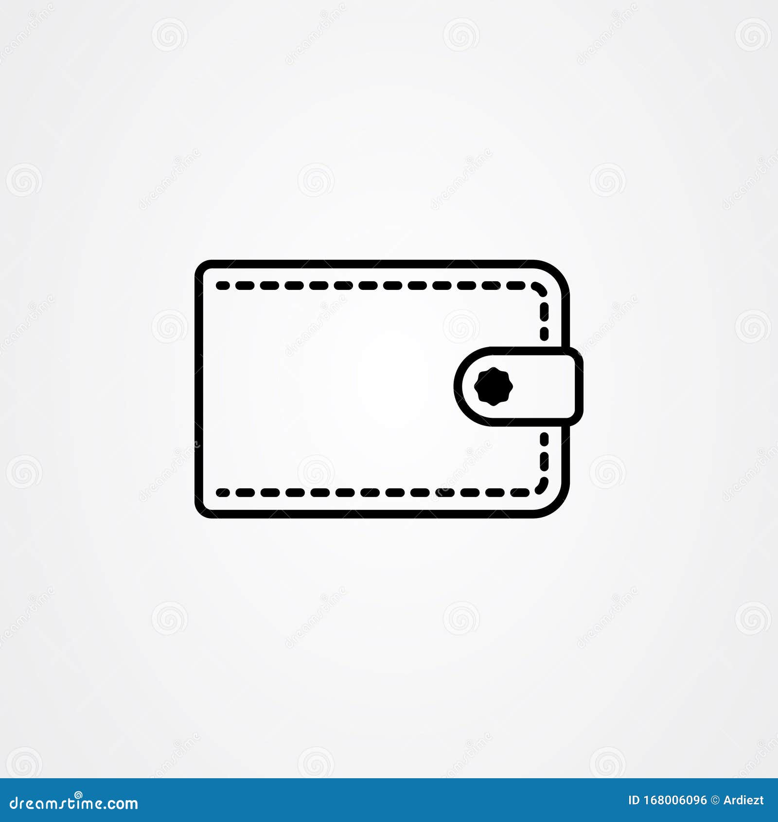 Wallet Icon Logo Design. Simple Flat Vector Illustration Stock Vector ...