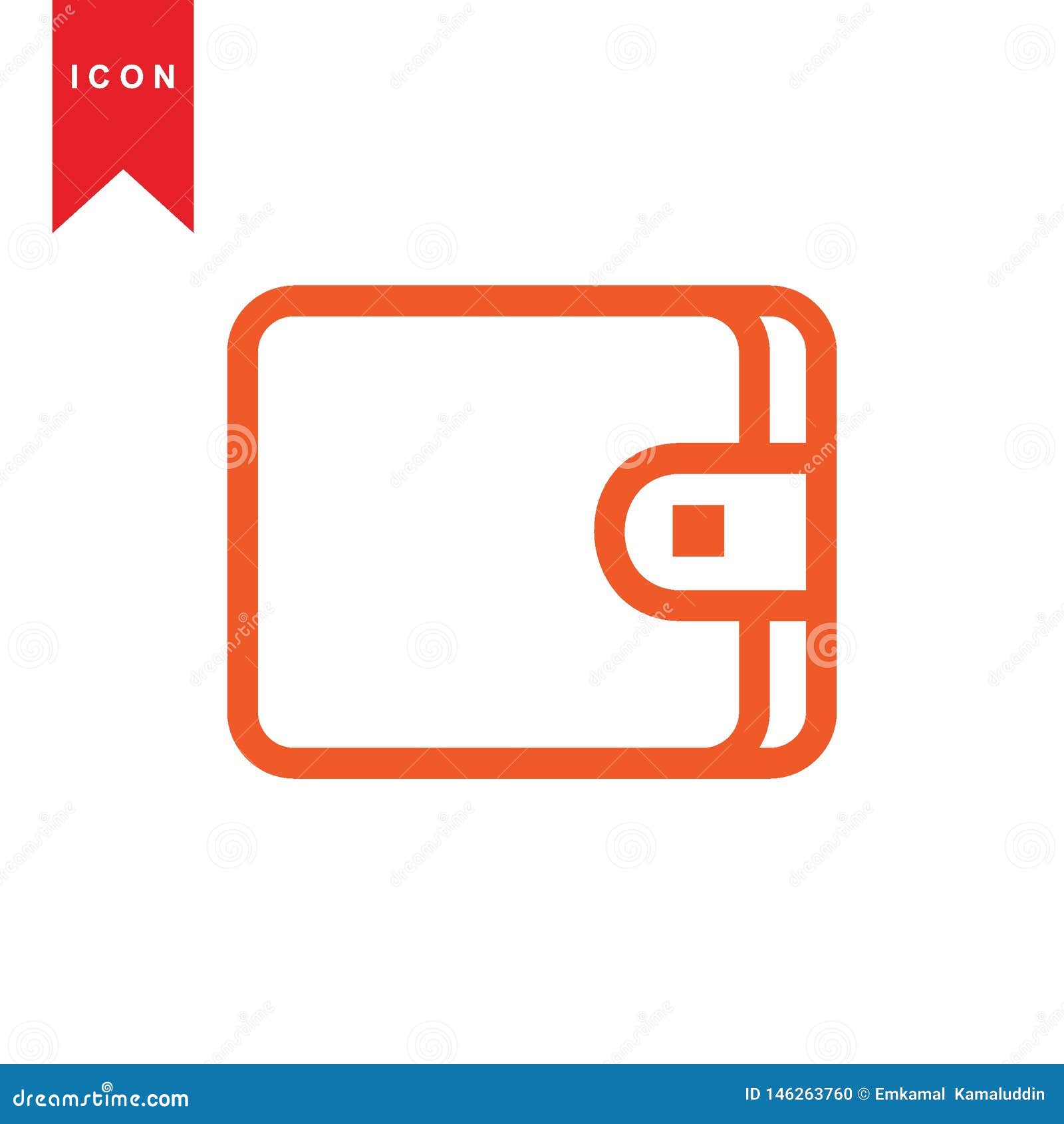 Wallet Icons stock illustration. Illustration of button - 146263760