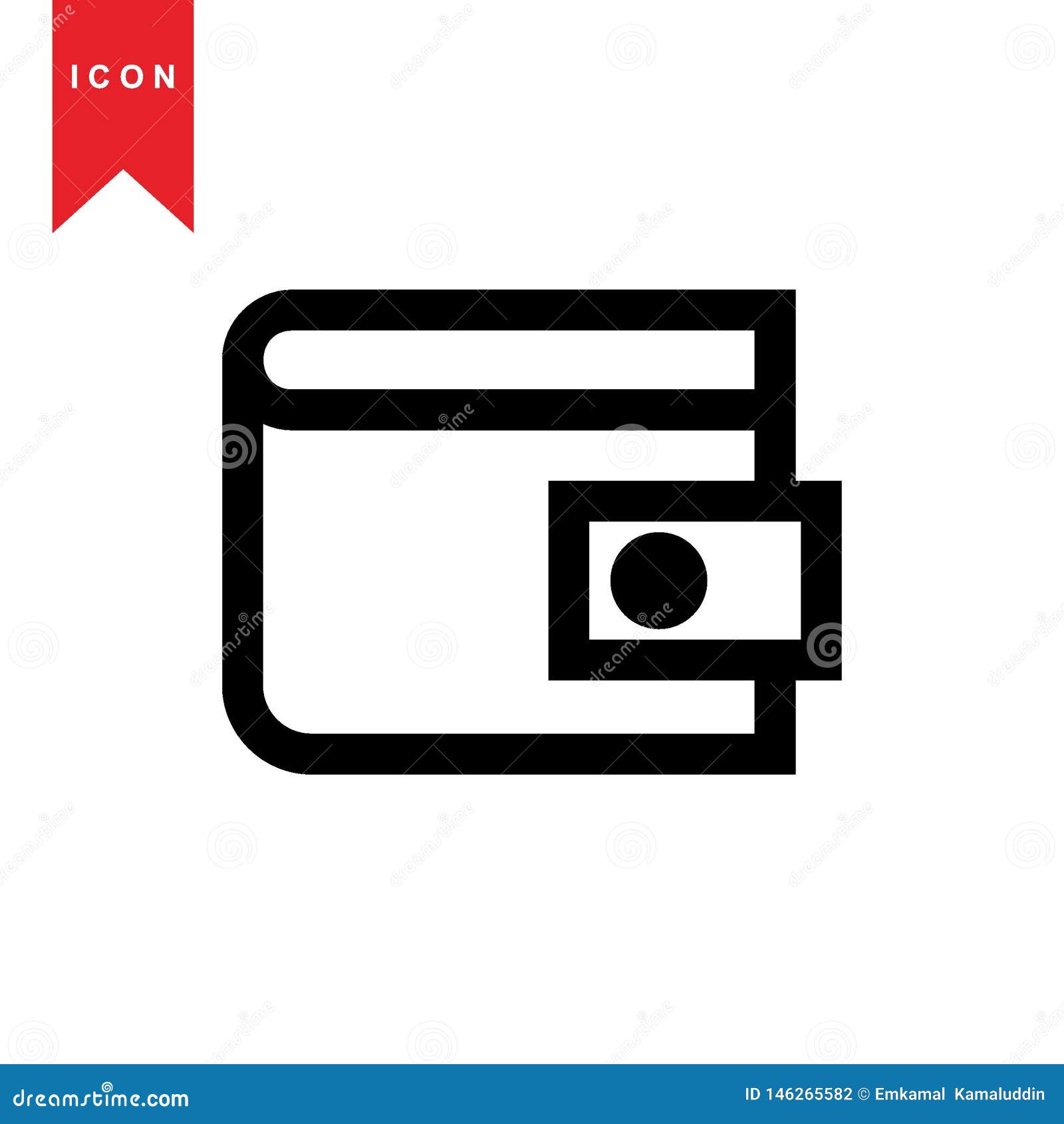 Wallet Icons stock illustration. Illustration of hand - 146265582