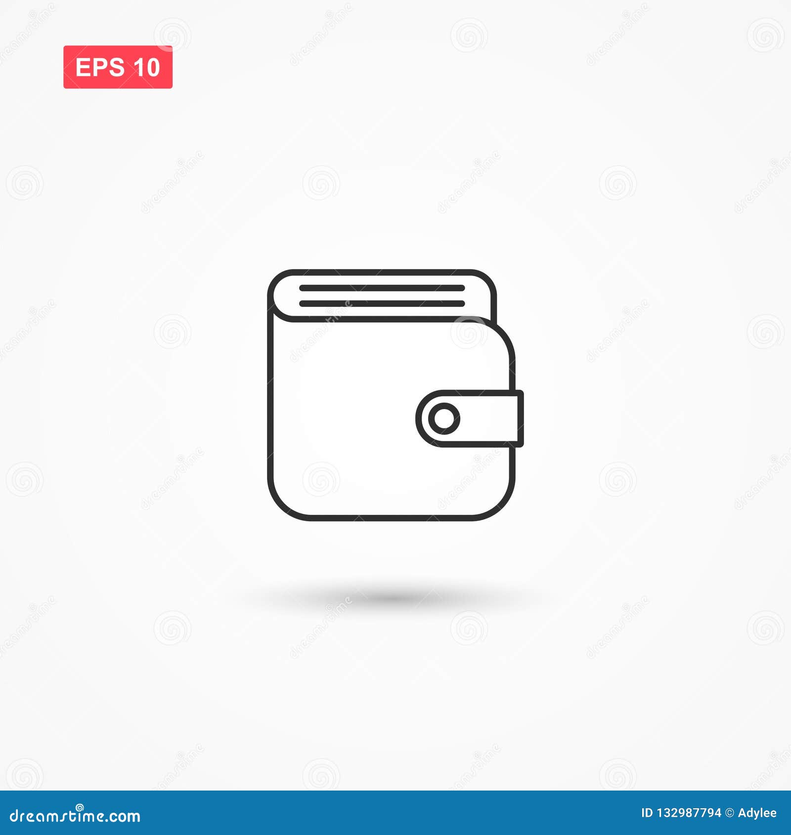 Wallet Icon. Set Of Black Icons Of Wallets. Wallets Logo Design Cartoon ...