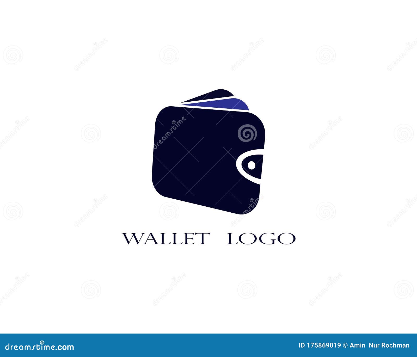 Wallet Logo vector stock vector. Illustration of template - 175869019