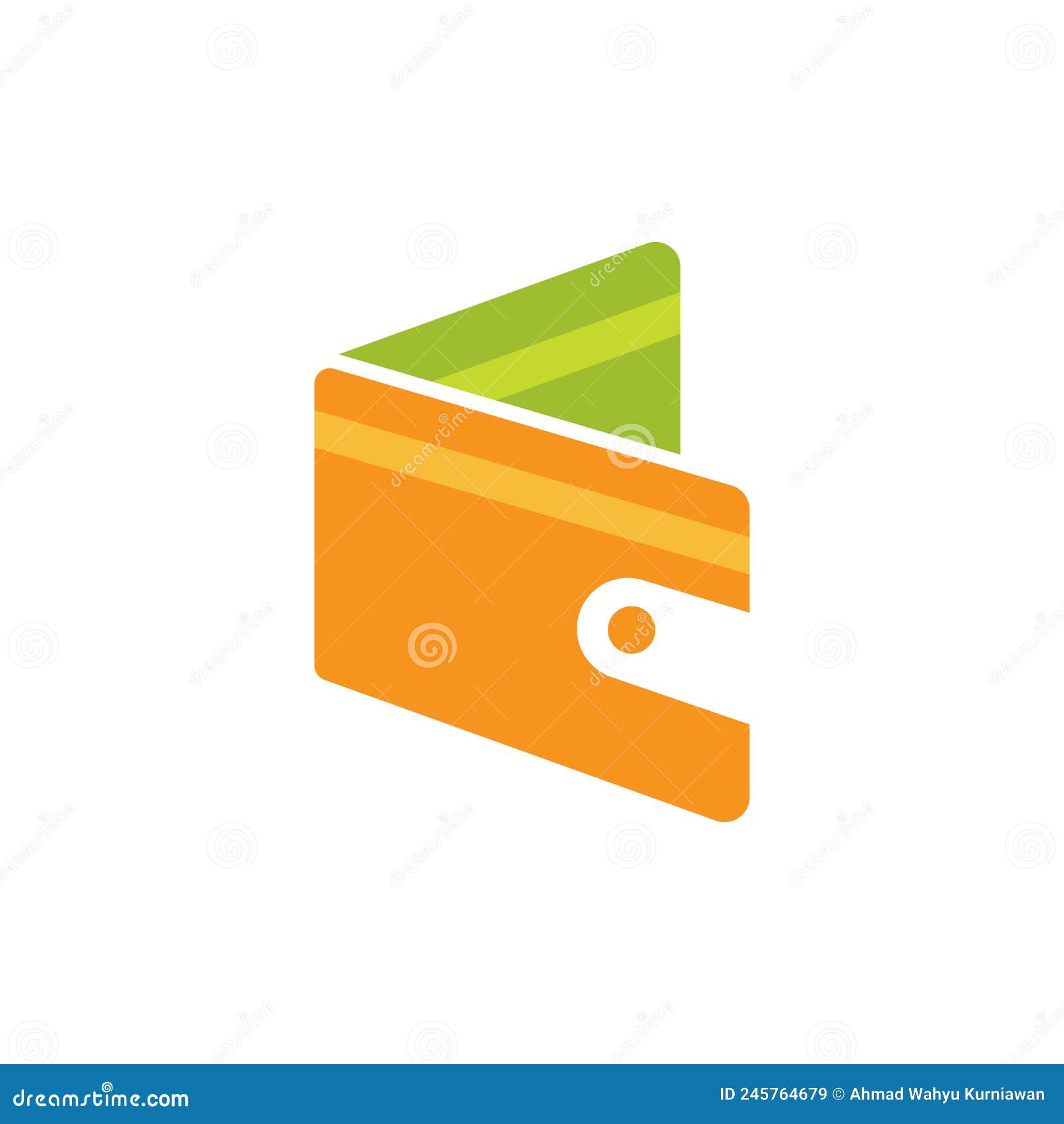 Wallet logo vector stock vector. Illustration of accounting - 245764679