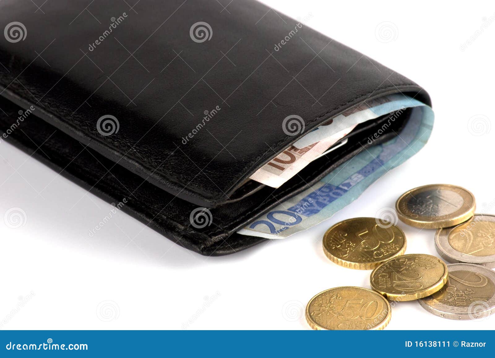 Wallet with money stock image. Image of purse, open, earn - 16138111