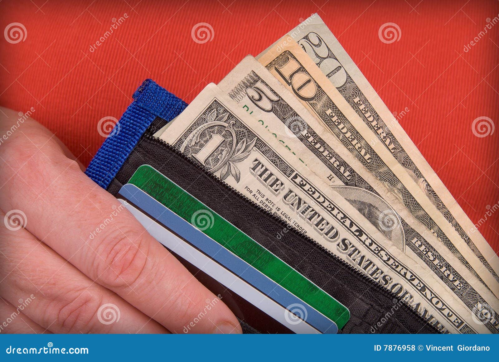 Wallet with Money stock photo. Image of bunch, close, payment - 7876958