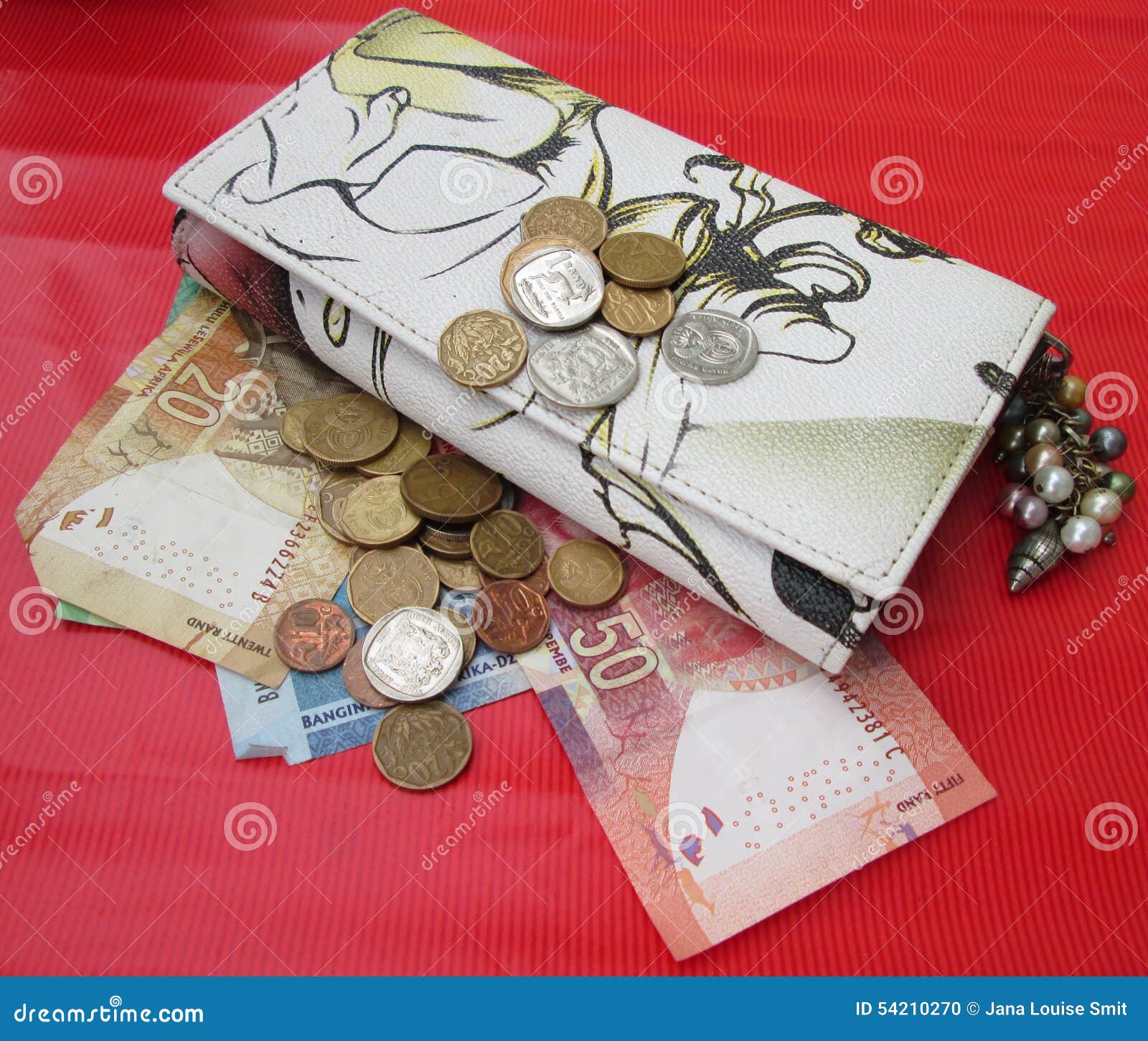 Wallet with Money. stock photo. Image of fancy, wealth - 54210270