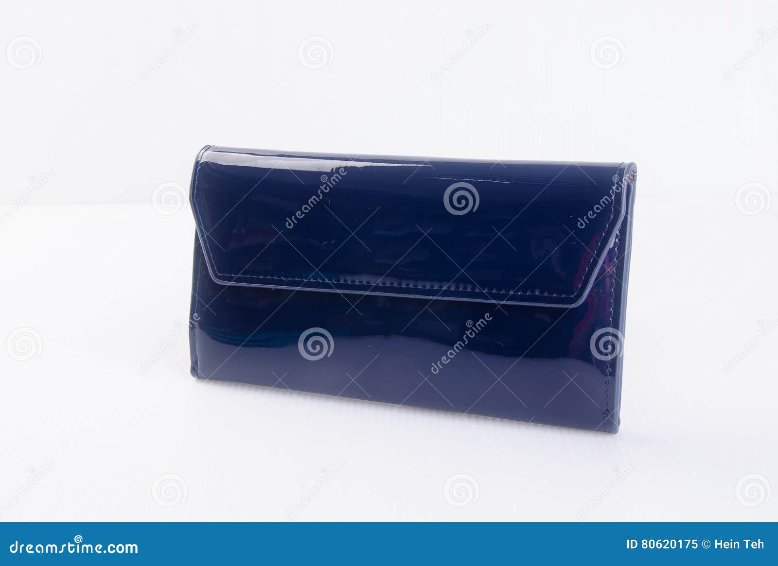 Wallet or Purse Woman (blue Colour) on a Background. Stock Image ...