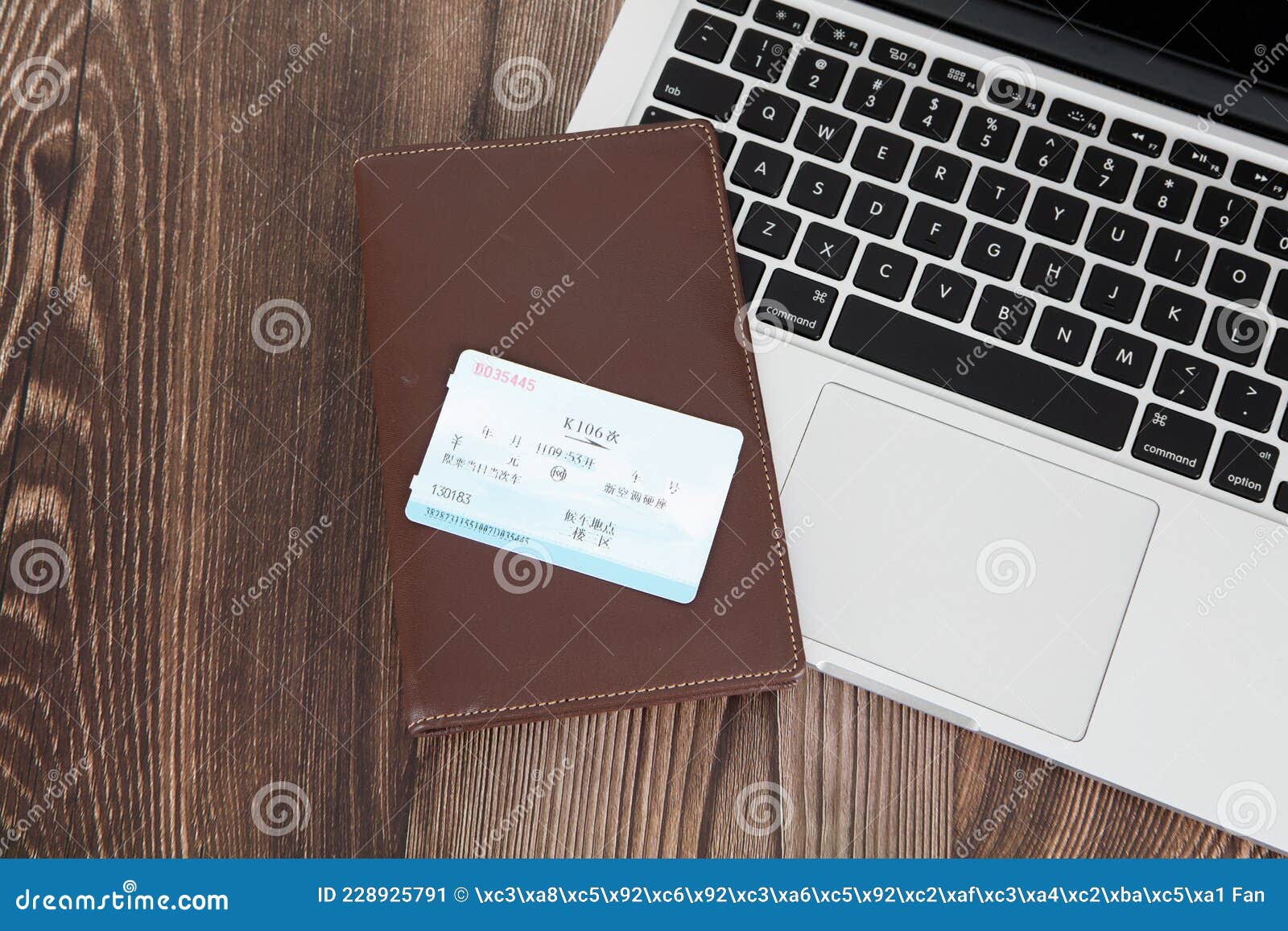 Wallet and Train Ticket on Laptop Editorial Photo - Image of ride ...