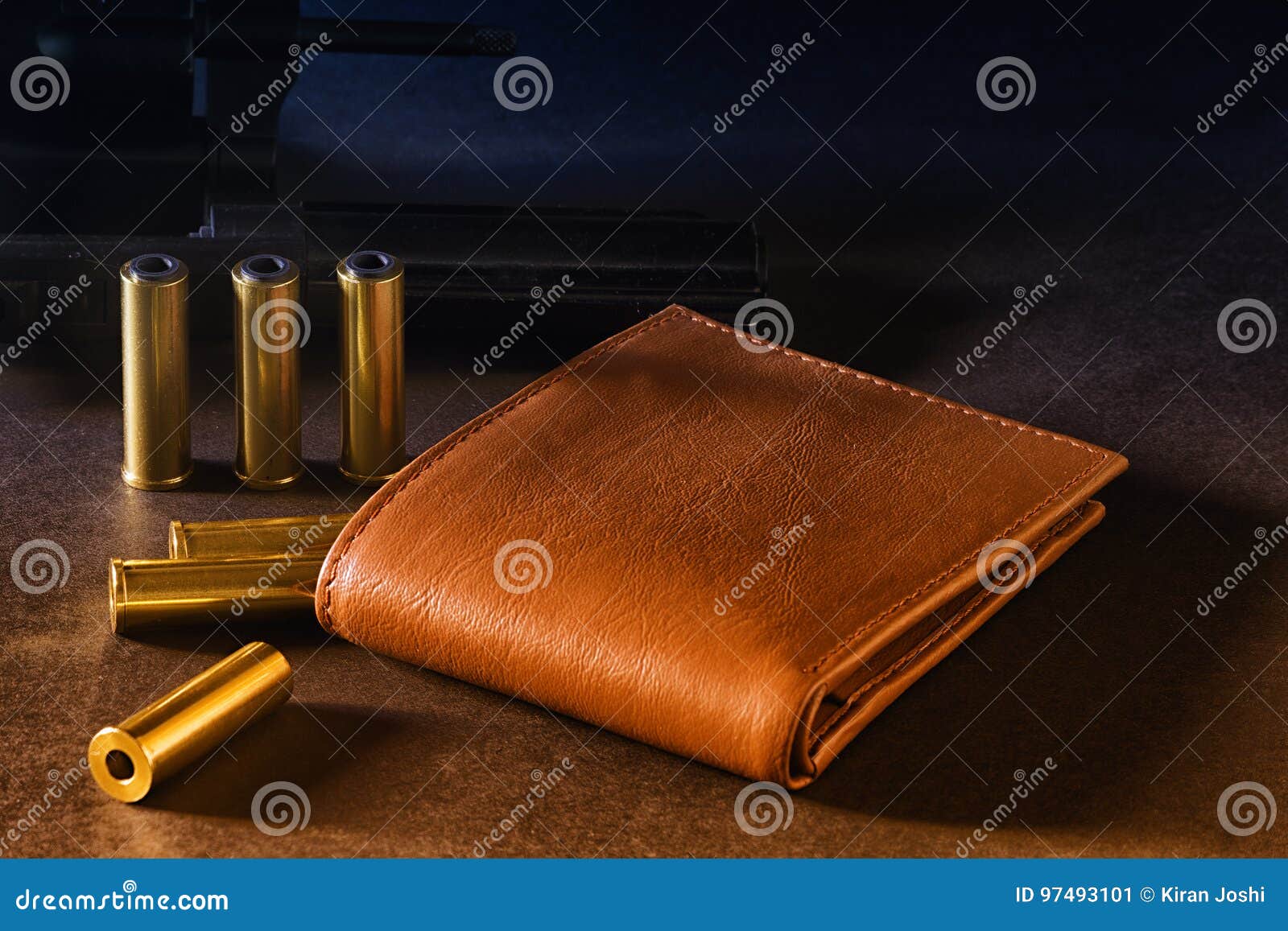 Wallet and weapons stock image. Image of army, money - 97493101