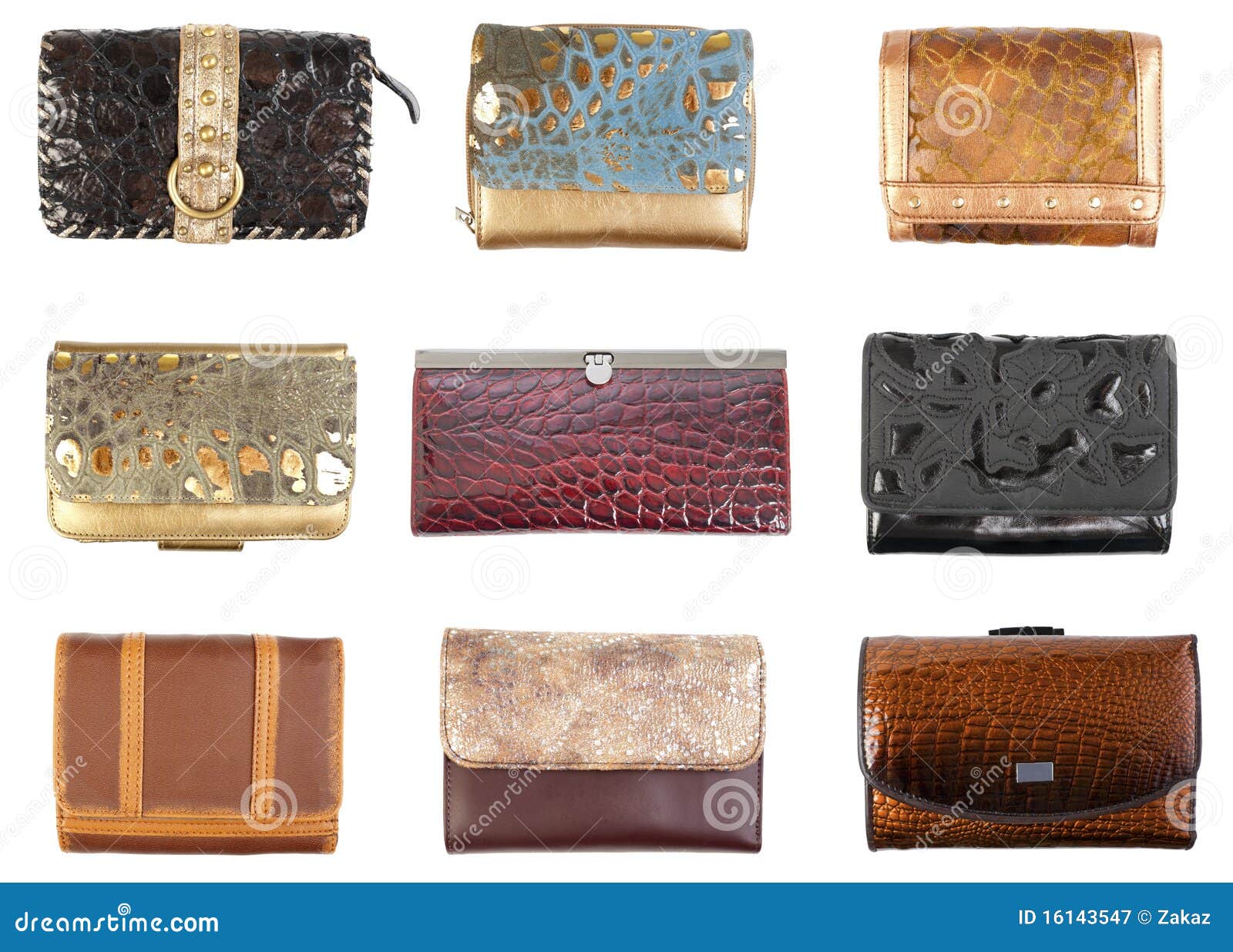 Wallets Collection #1 | Isolated Stock Image - Image of female, closed ...