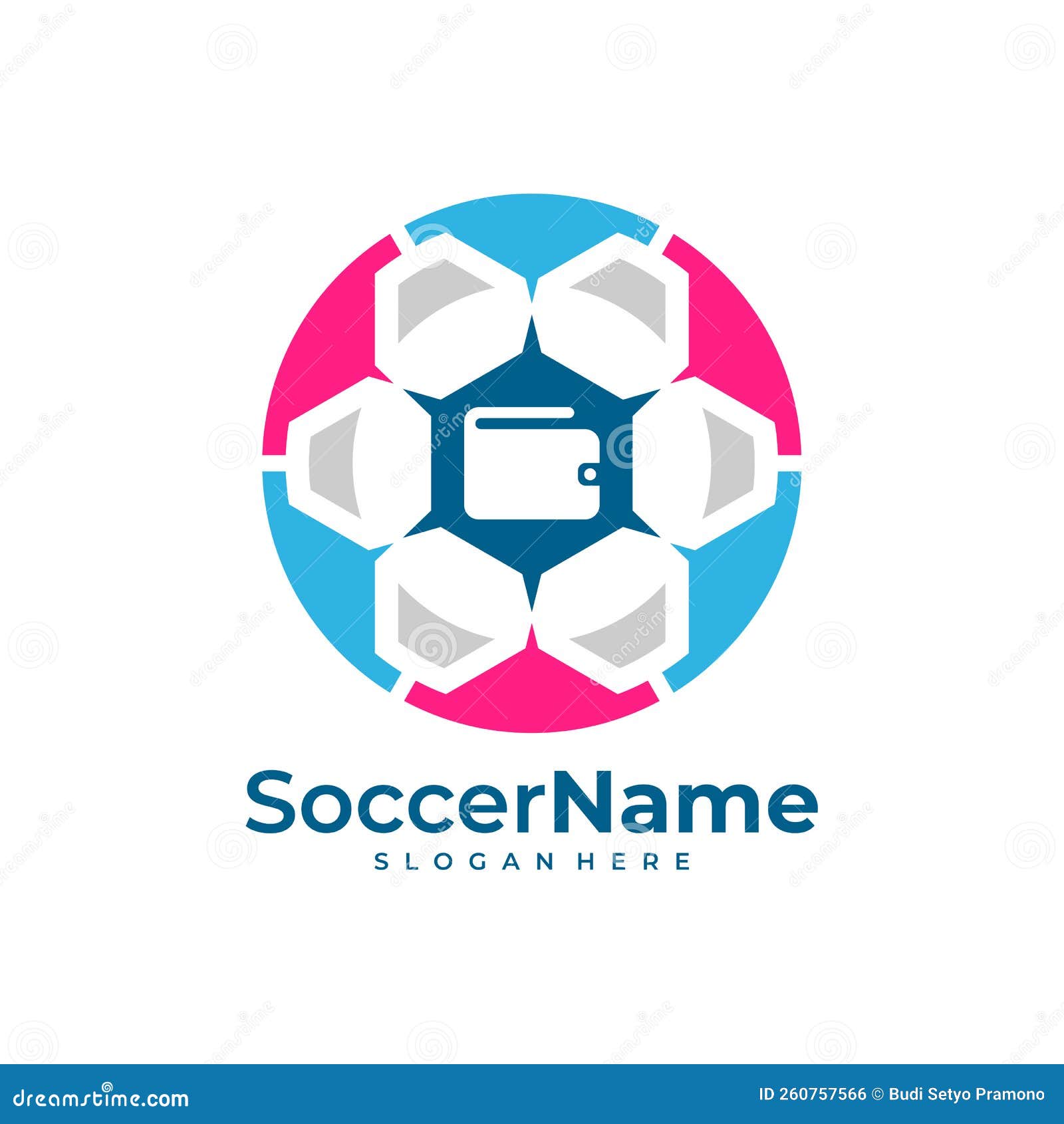 Wallets Soccer Logo Template, Football Logo Design Vector Stock ...