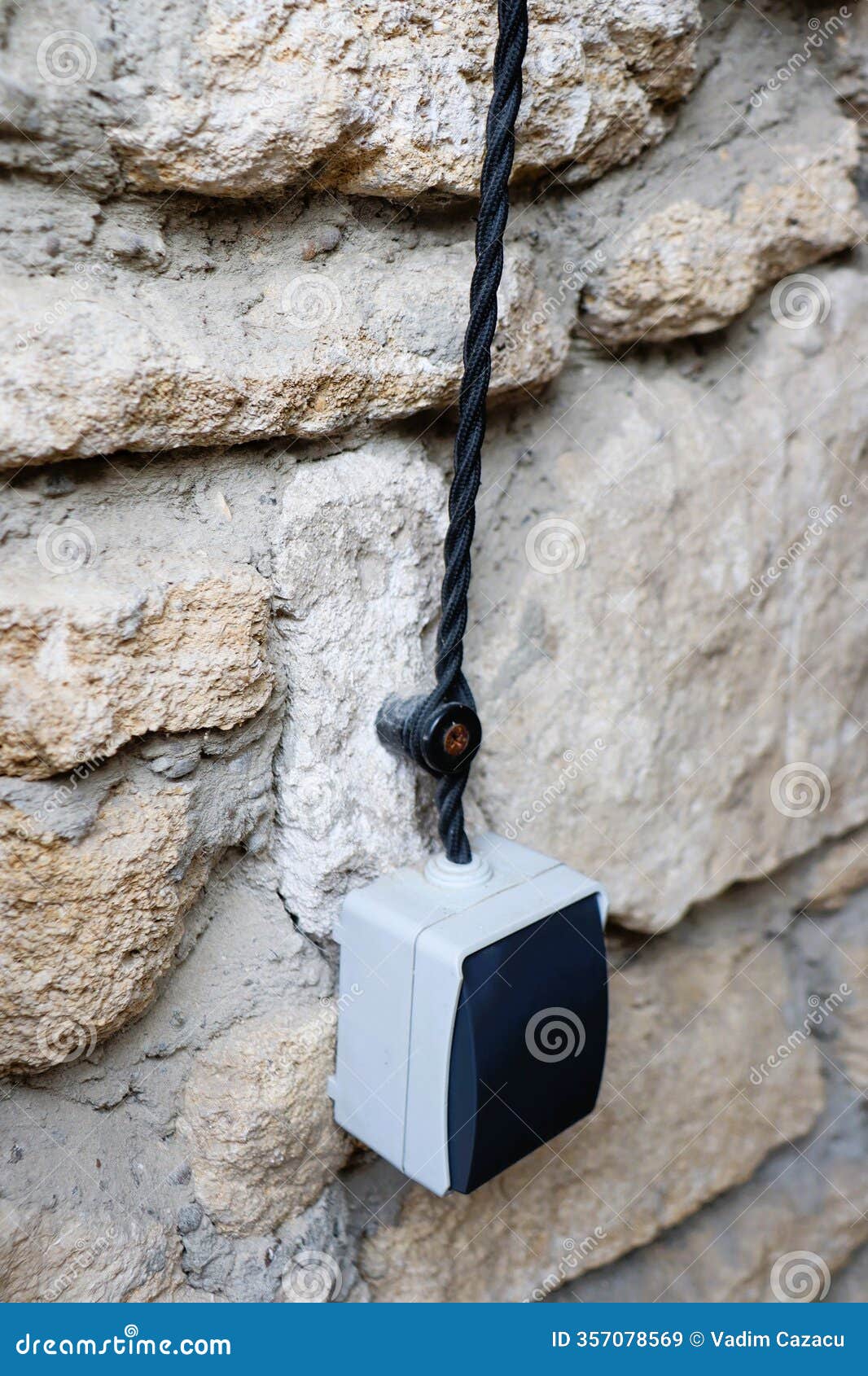 Wallmounted Electrical Box that is Attached with a Cable for Efficient ...