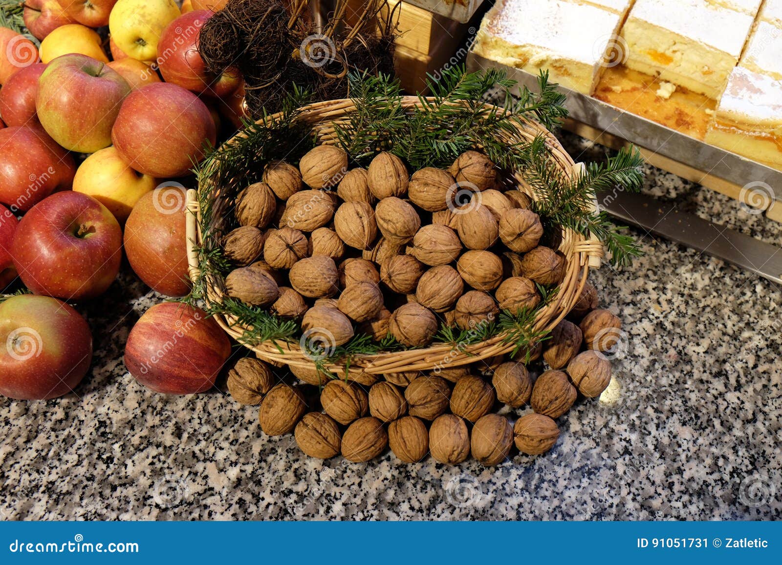 Wallnuts stock image. Image of season, brushwood, fresh - 91051731