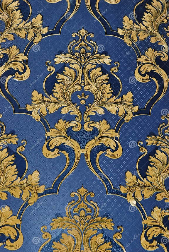 Wallpaper stock photo. Image of fashioned, brocade, design - 12455610