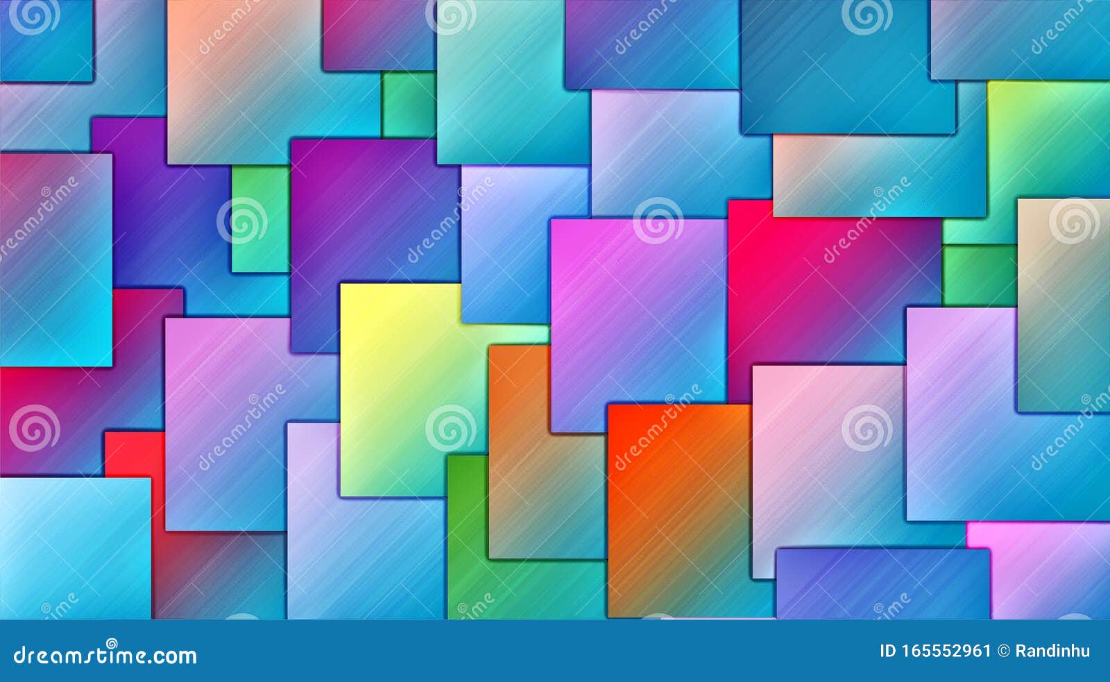 Wallpaper Abstract Colorfull with Box Gradiente Stock Illustration ...