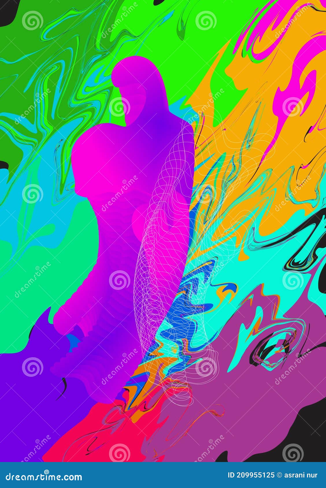 Wallpaper Background Abstract RGB Full Color Stock Illustration ...