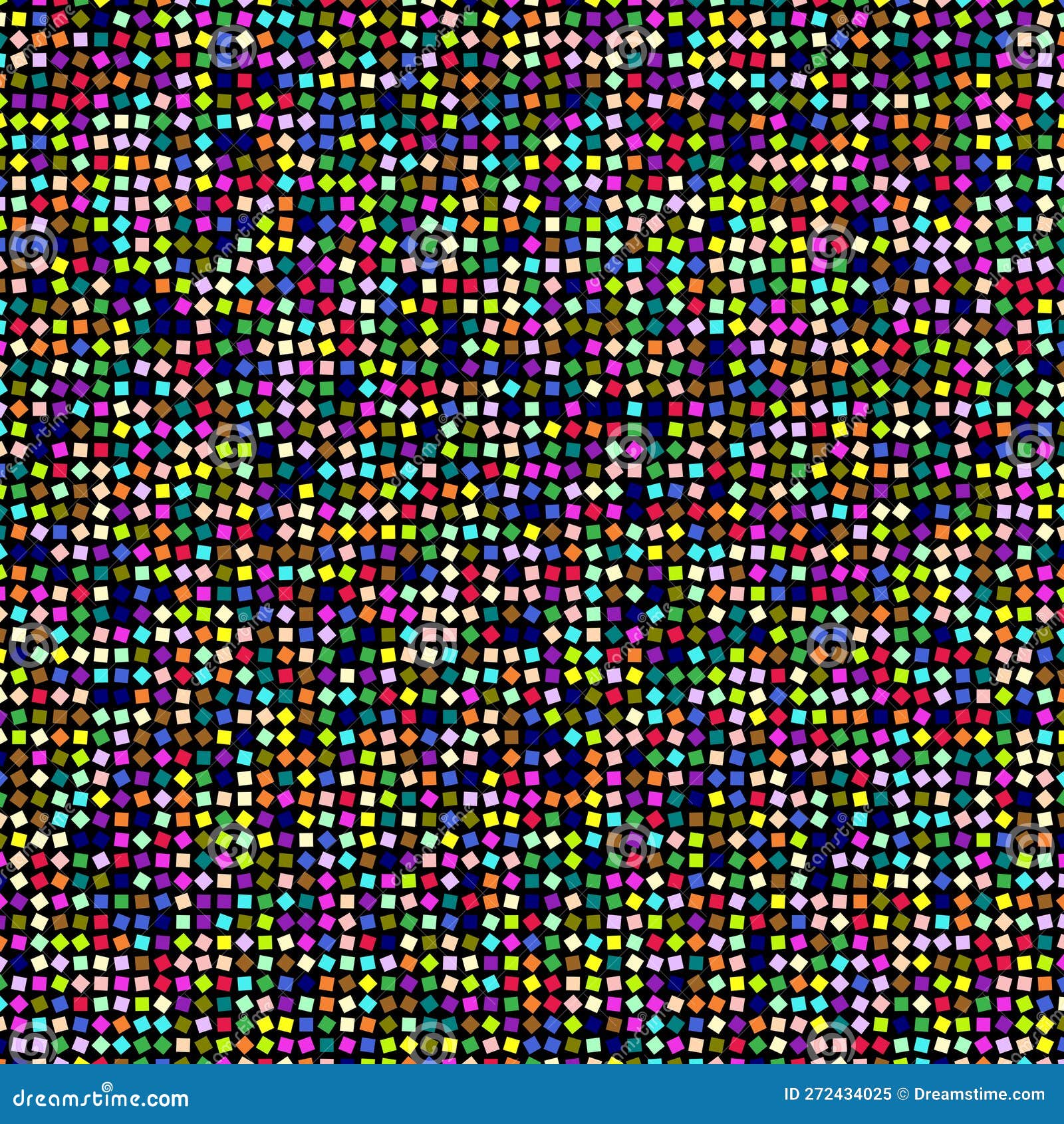 Background Image with Random Colored Squares Stock Illustration ...