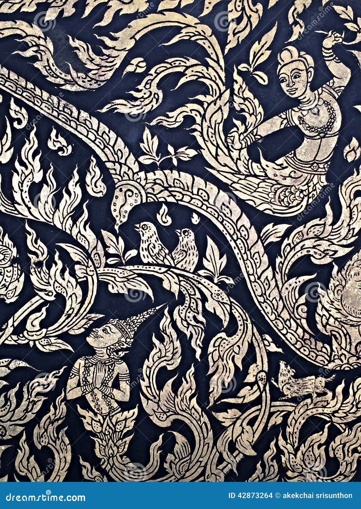 Wallpaper/background/Lai Thai Stock Photo - Image of thailand, thai ...