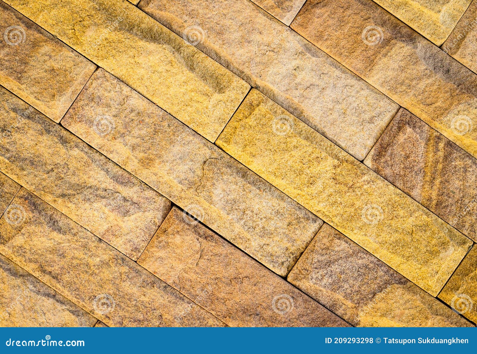 Architecture Texture Background of Horizontal Rough Terracotta Bricks ...