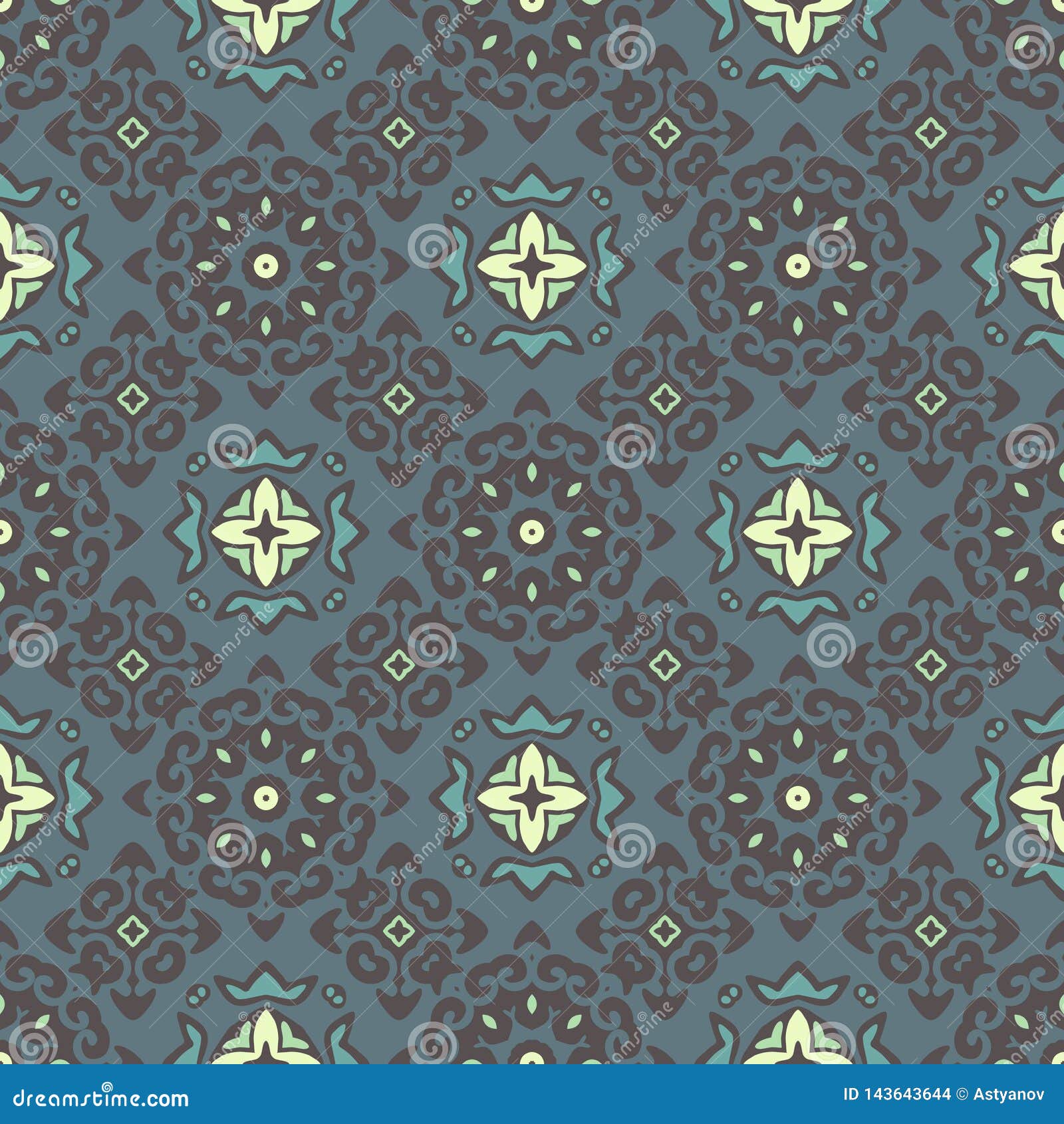 Wallpaper Baroque, Damask. Seamless Vector Background. Graphic Modern ...