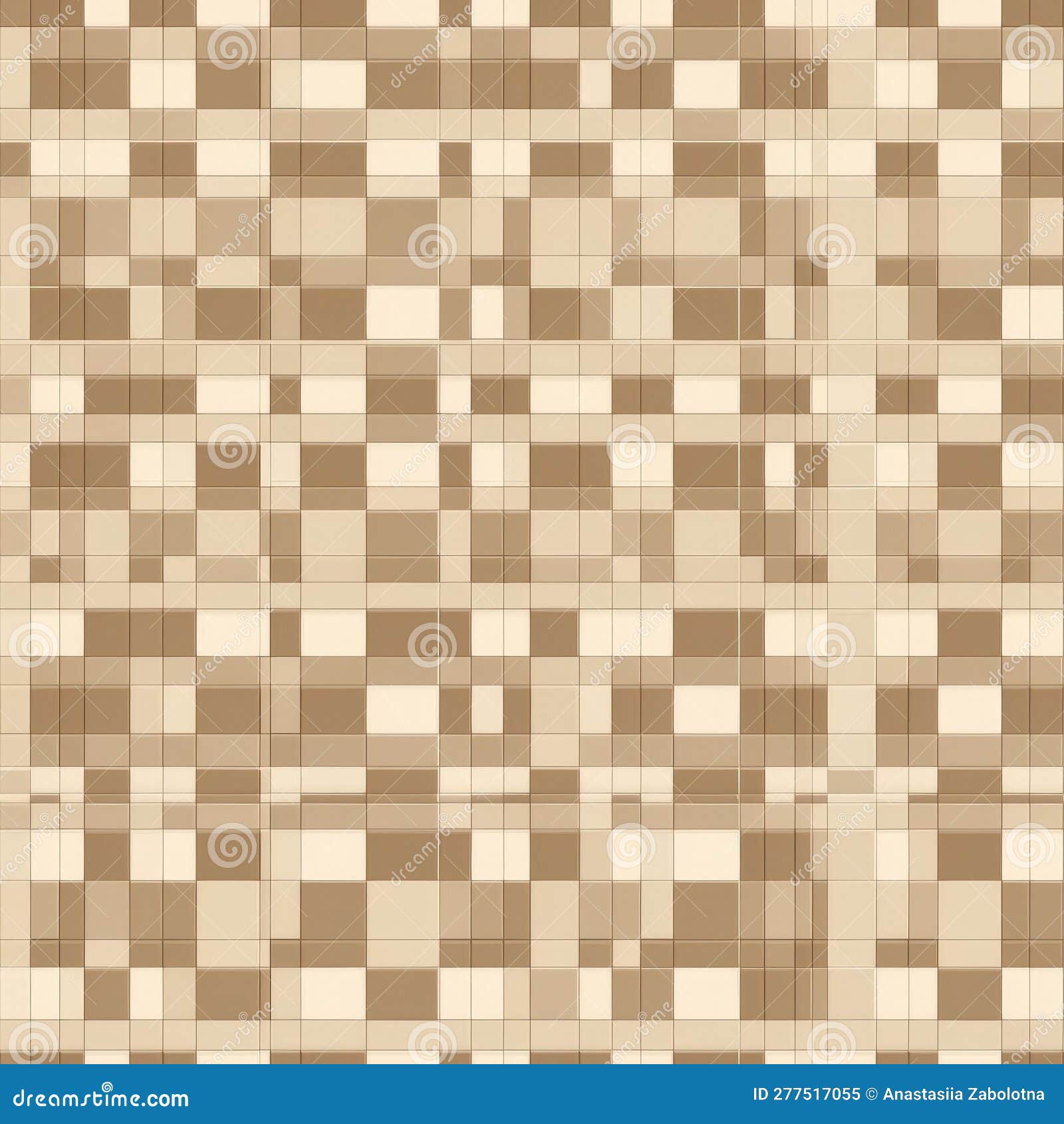 Wallpaper. Checkered Pattern with Beige. Infinite, Seamless Backgrounds ...
