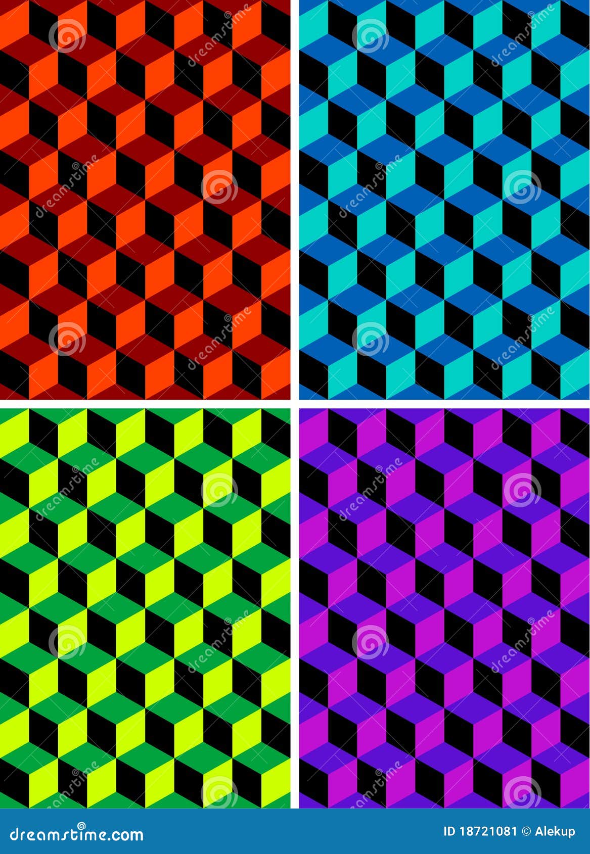 Wallpaper cubic stock vector. Illustration of abstract - 18721081