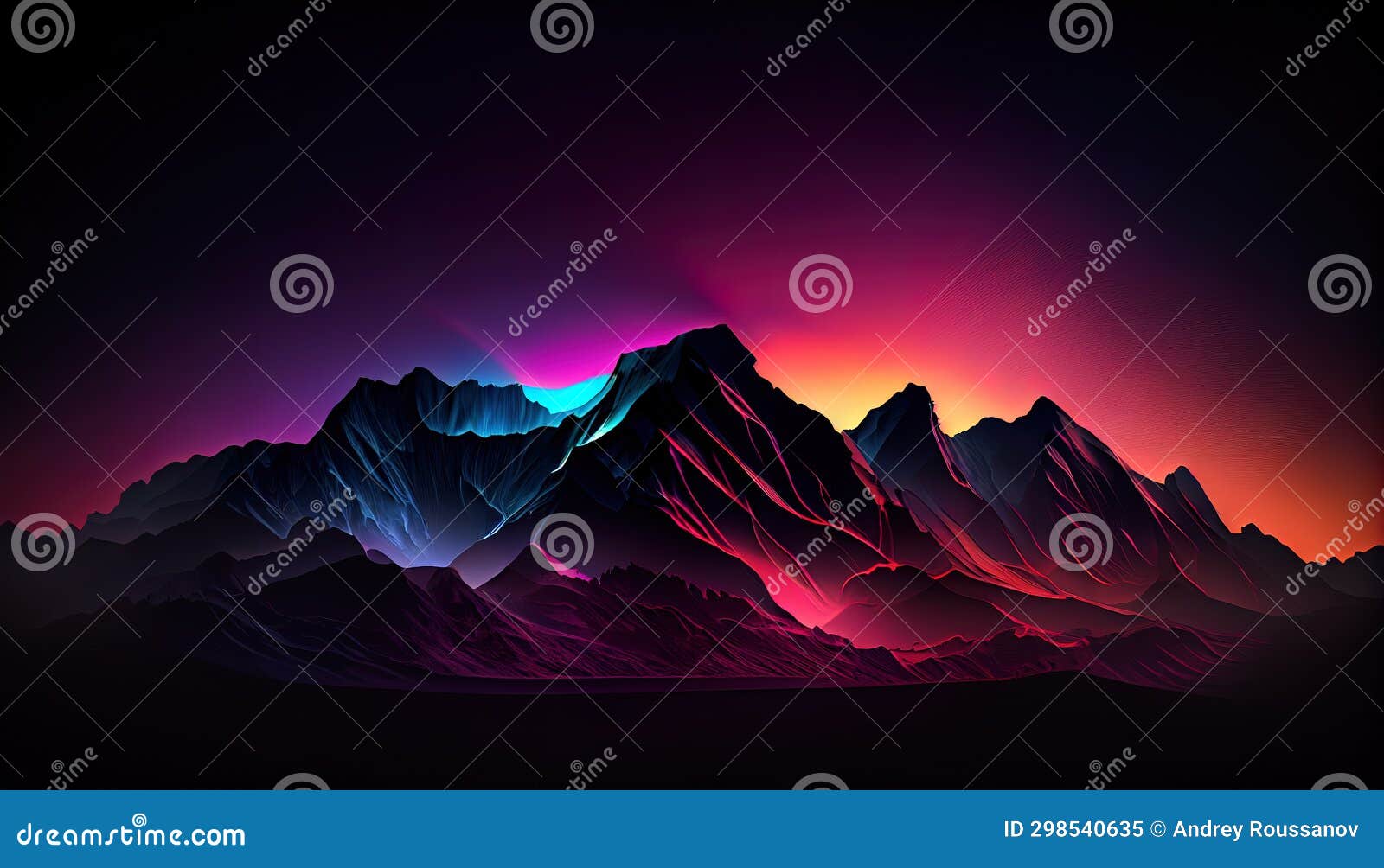 A Wallpaper with Dark Dramatic Gradient Colors. Ai Generated. Stock ...