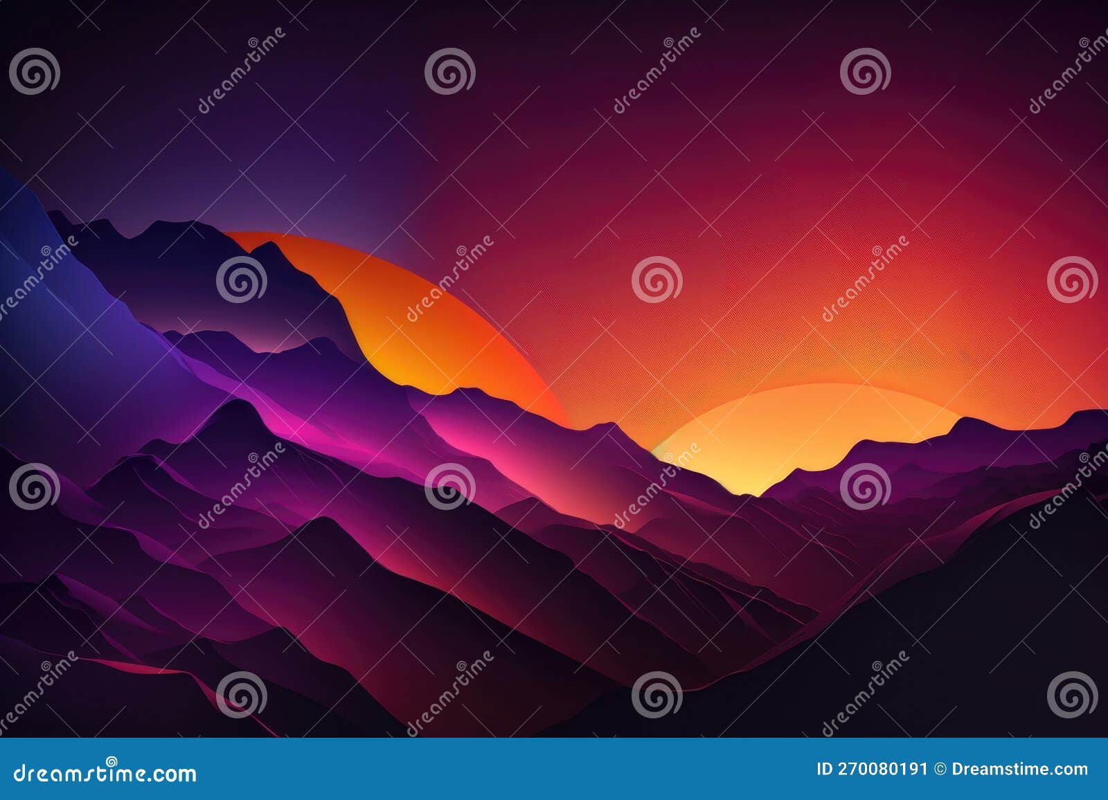 Wallpaper with Dark Dramatic Gradient Colors. AI Generation Stock ...