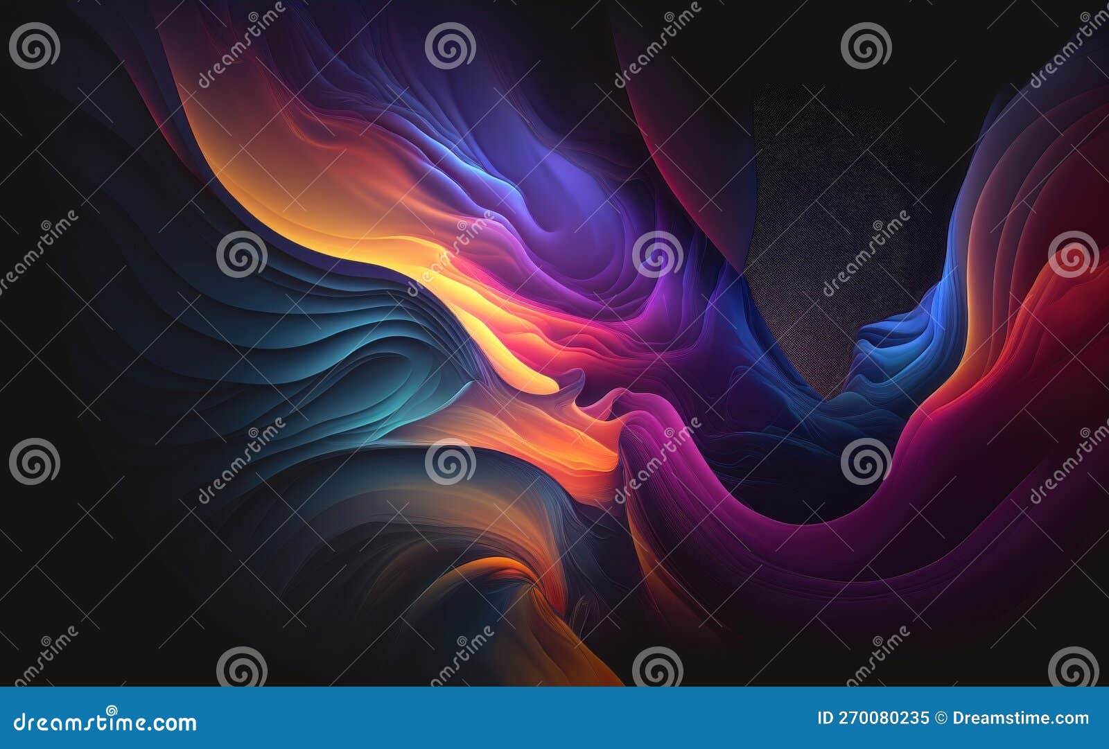 Wallpaper with Dark Dramatic Gradient Colors. AI Generation Stock ...