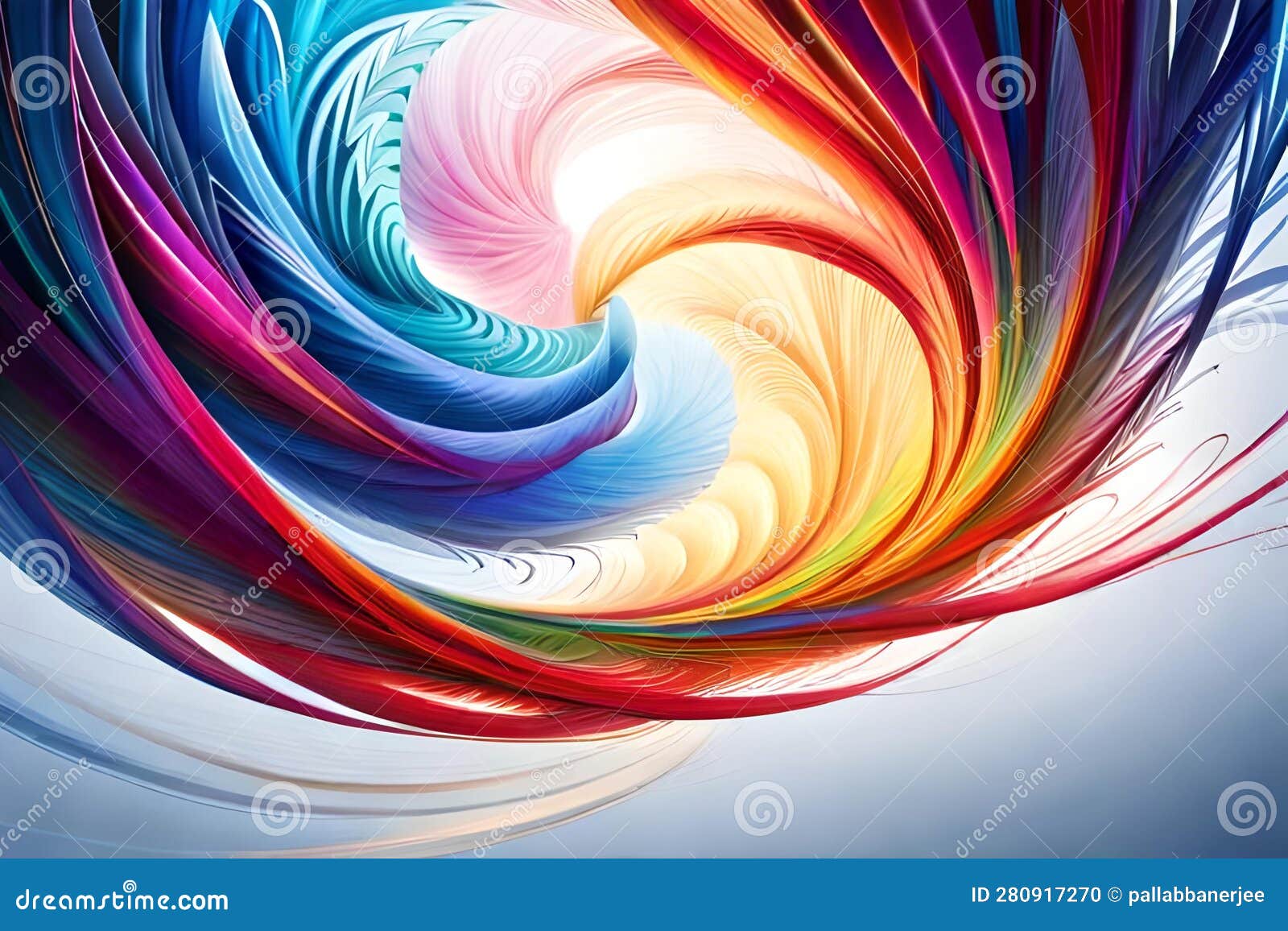 Wallpaper with Dramatic Colorful Patterns, Line Art Perfect for ...
