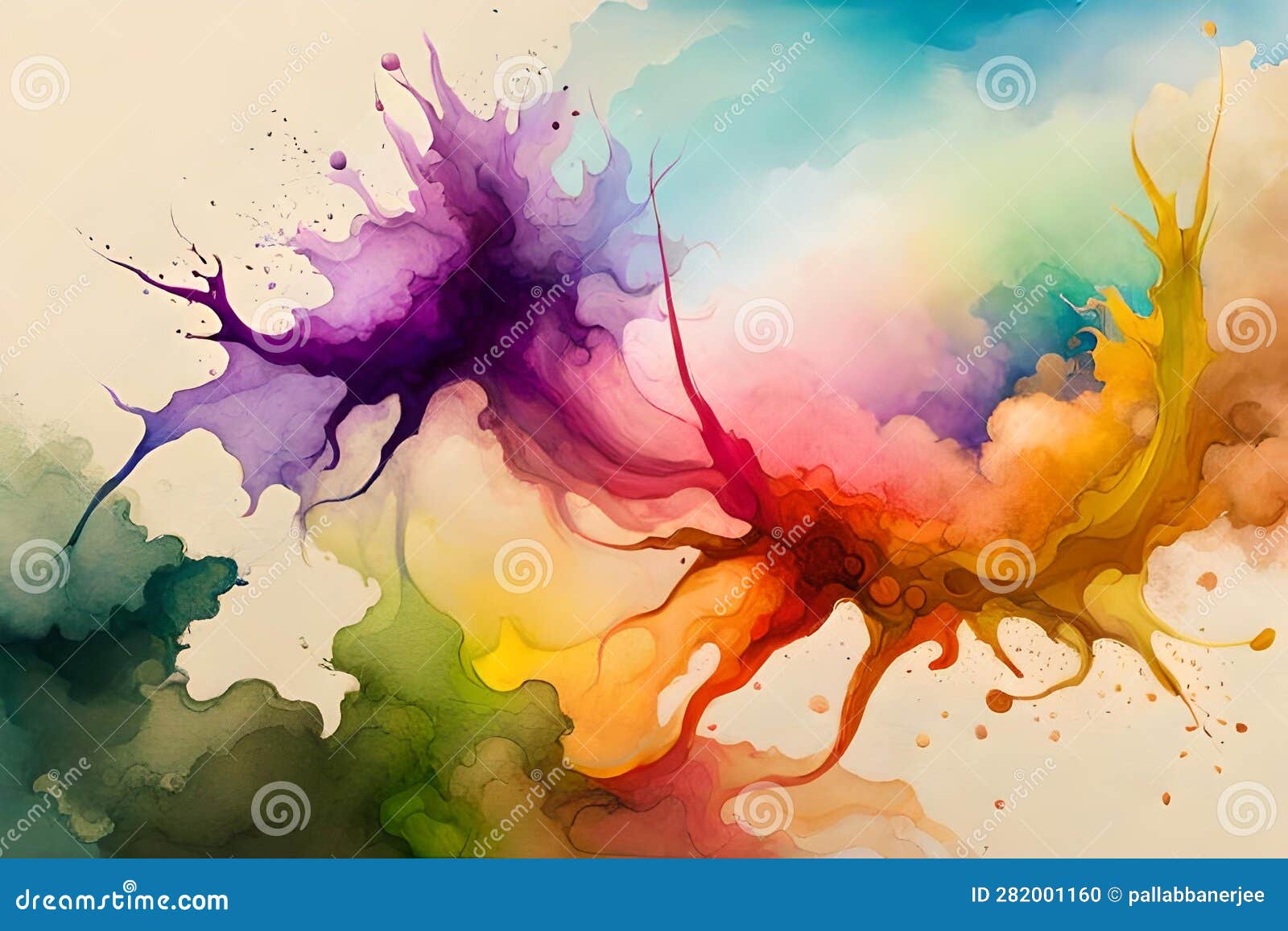 Wallpaper with Dramatic Colorful Patterns, Line Art Perfect for ...