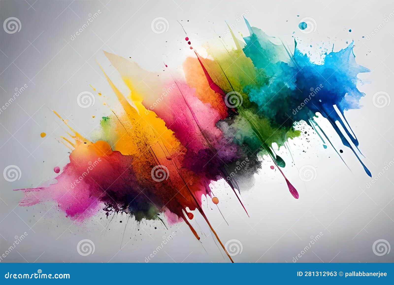 Wallpaper with Dramatic Colorful Patterns, Line Art Perfect for ...