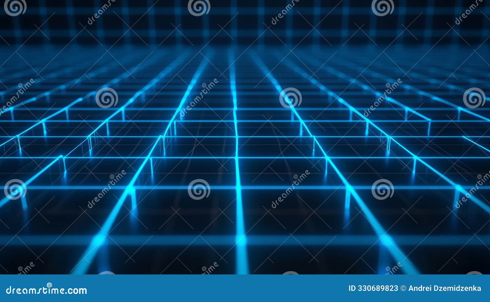 The Wallpaper is a Futuristic Three-dimensional Rendering of a Dark ...