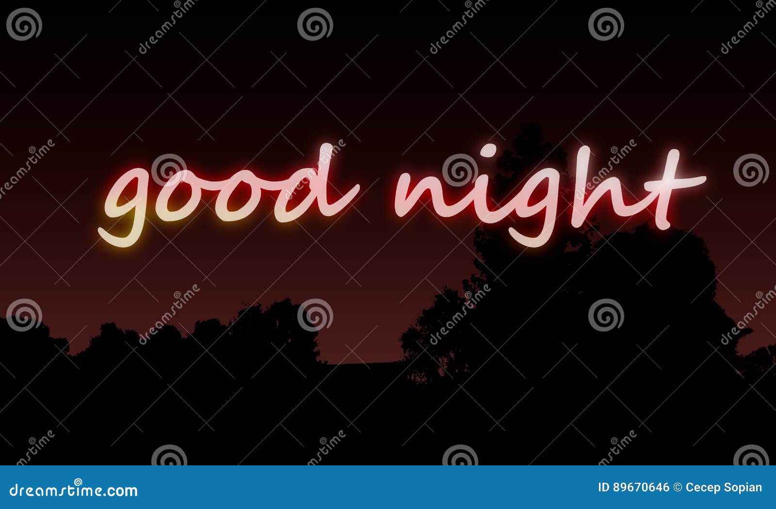Wallpaper goodnight stock photo. Image of background - 89670646
