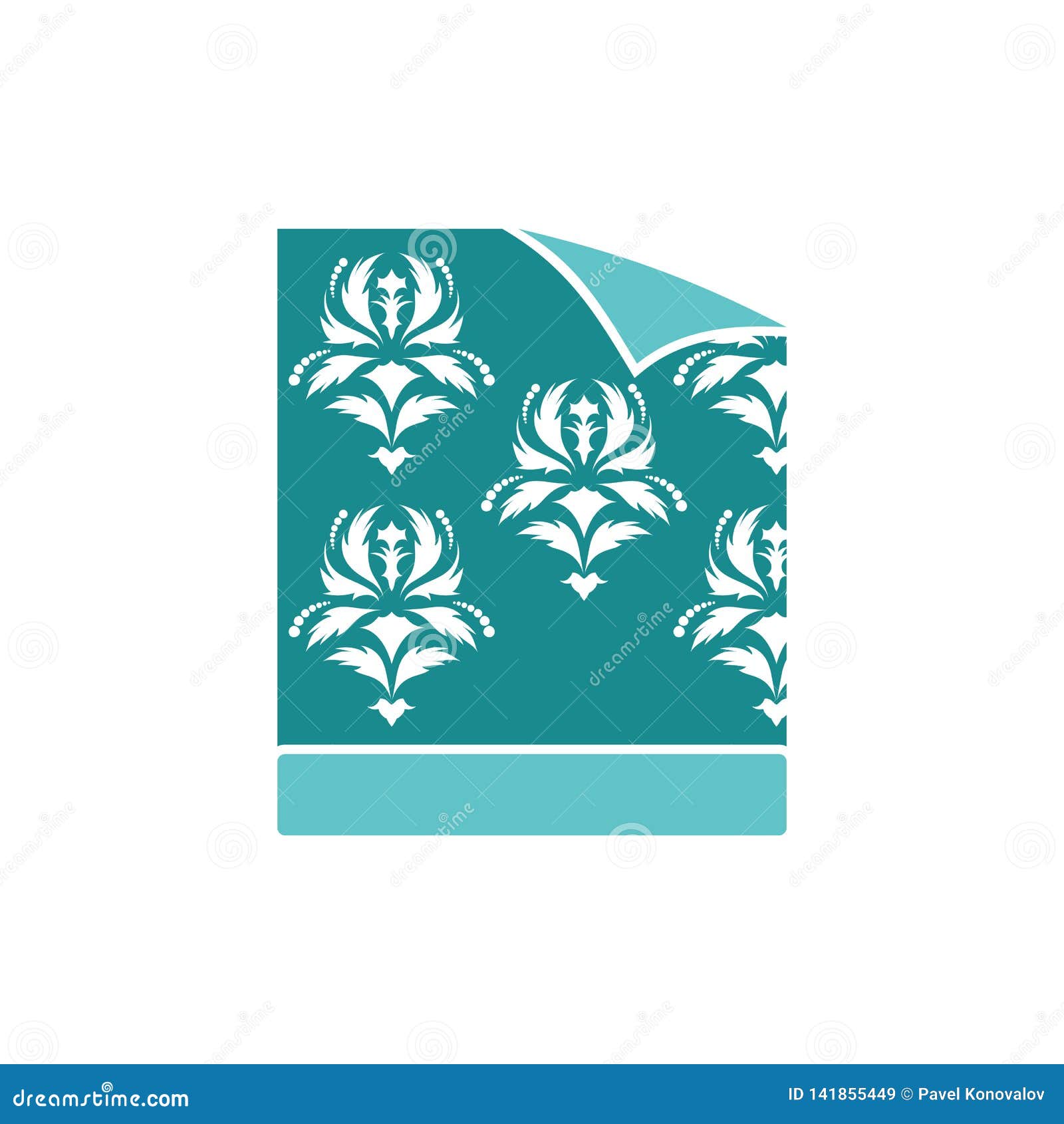 Wallpaper Icon On White Background. Wallpaper Sign. Roll Of Wallpaper ...