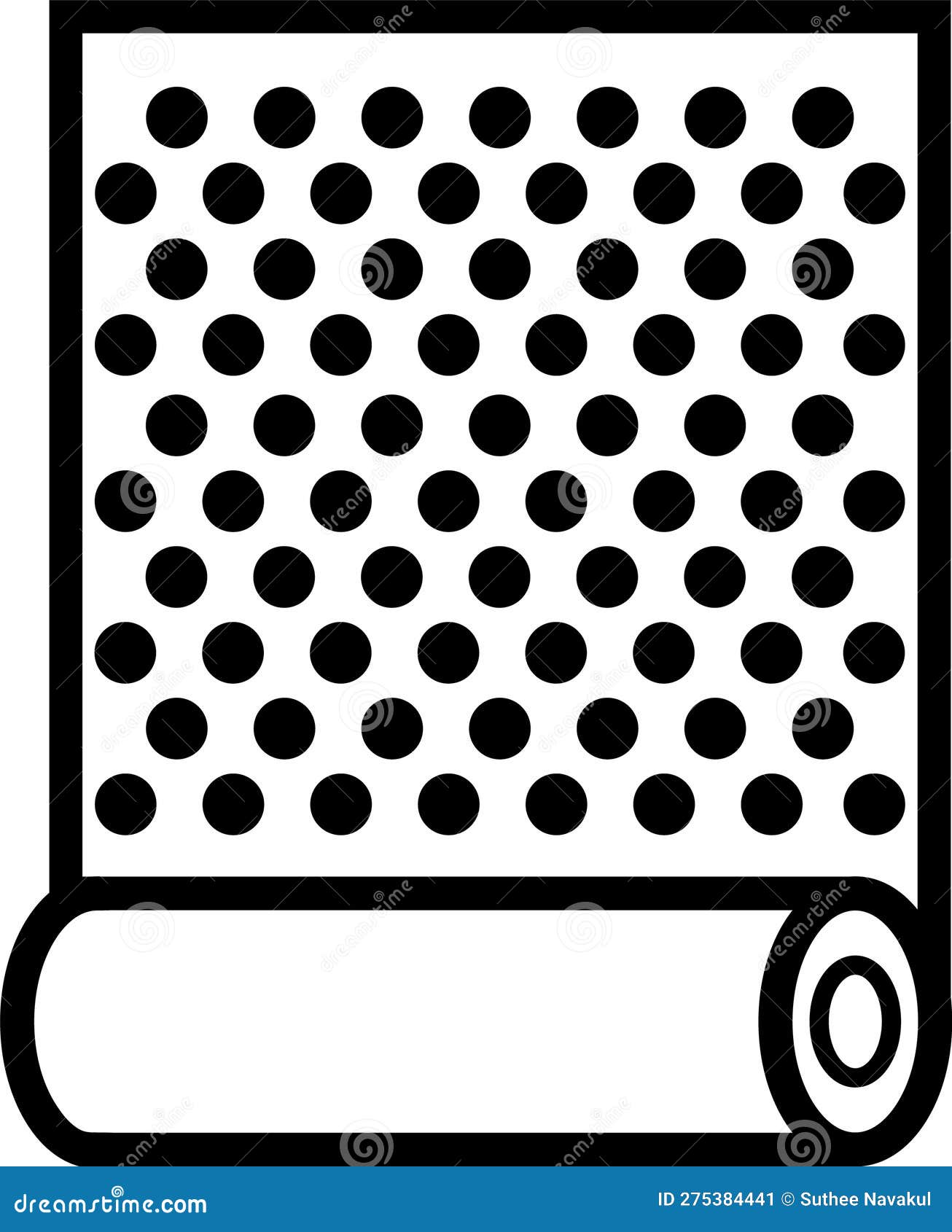 Wallpaper Icon On White Background. Wallpaper Sign. Roll Of Wallpaper ...