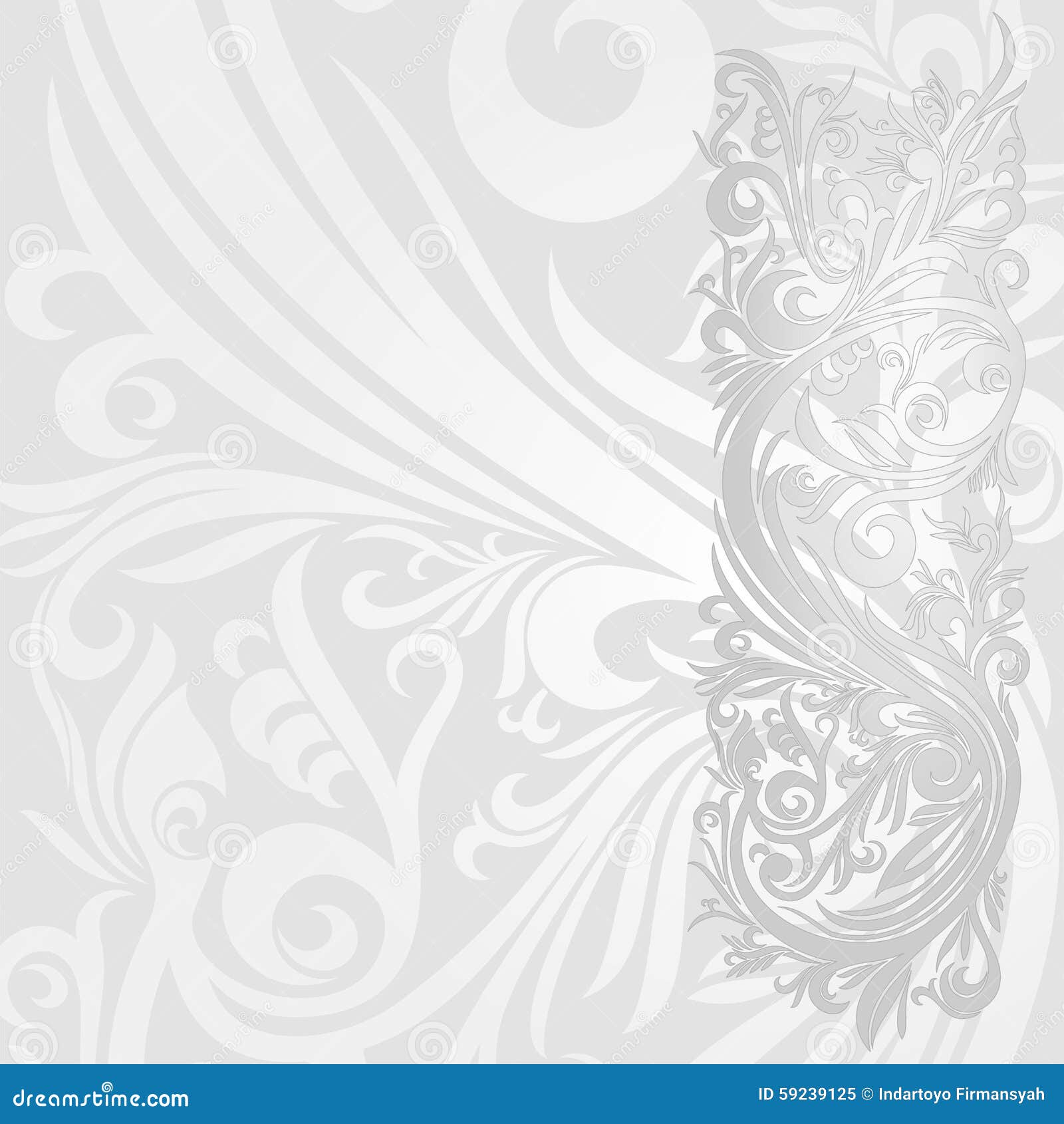 Wallpaper or Invitation Card Silver Abstract Stock Illustration ...