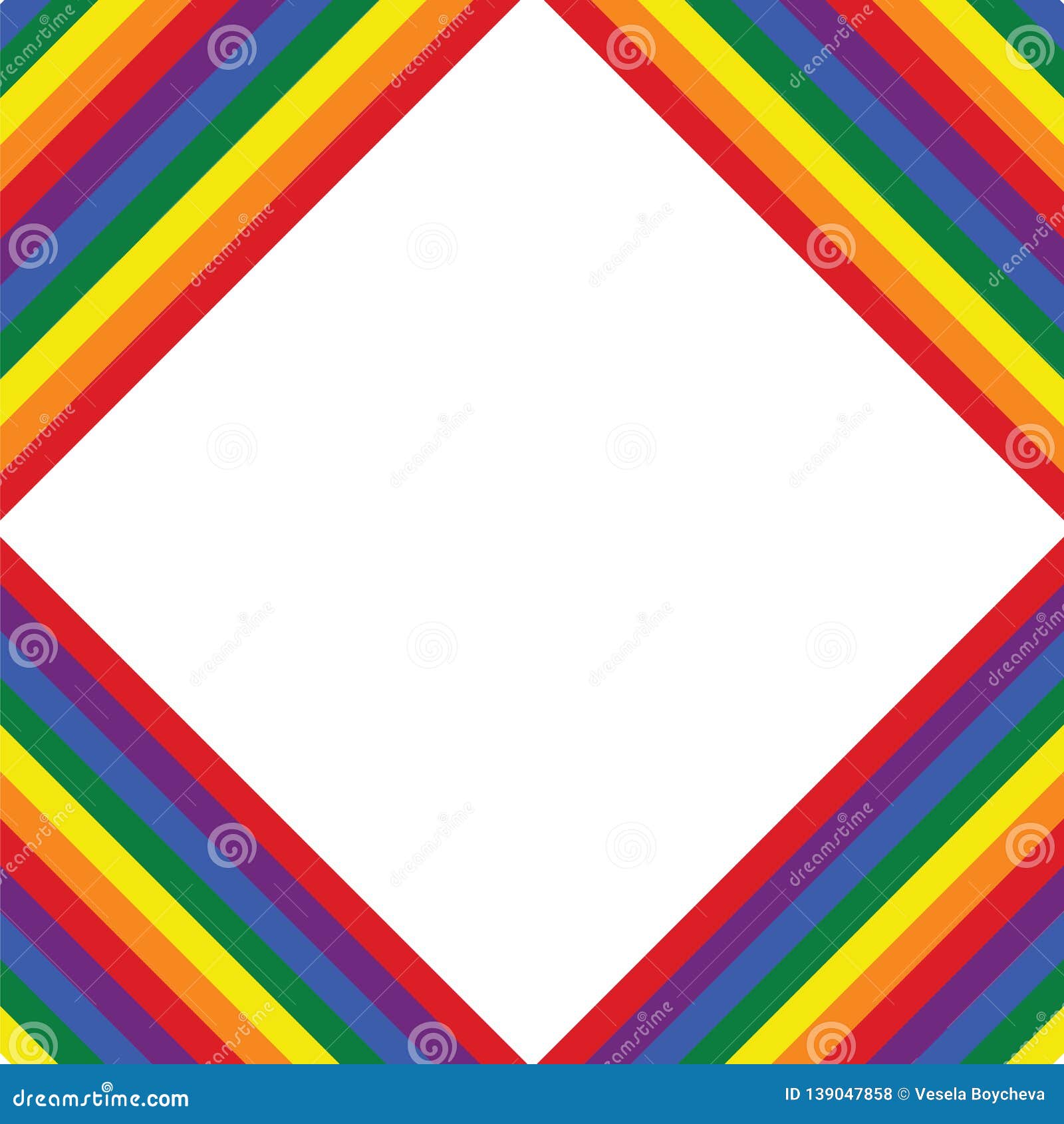 Rainbow Pride Wallpaper Background Valentine`s Pattern Card Retro Flat Design Lgbt Flag
