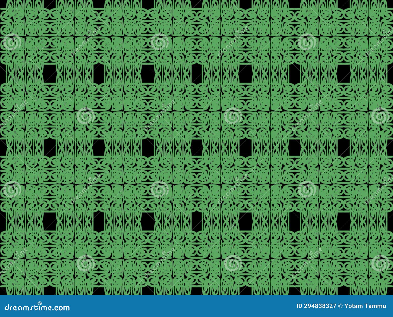 The Art Green Motif Wallpaper Stock Photography | CartoonDealer.com ...