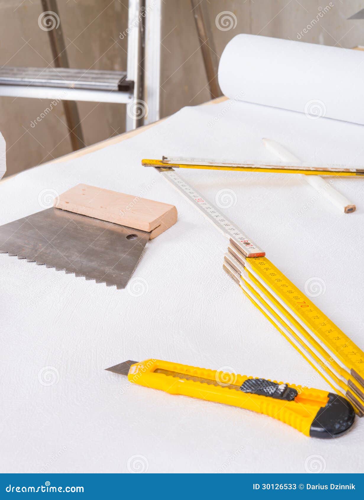 Pasting table stock image. Image of teaching, roll, crafts - 30126533