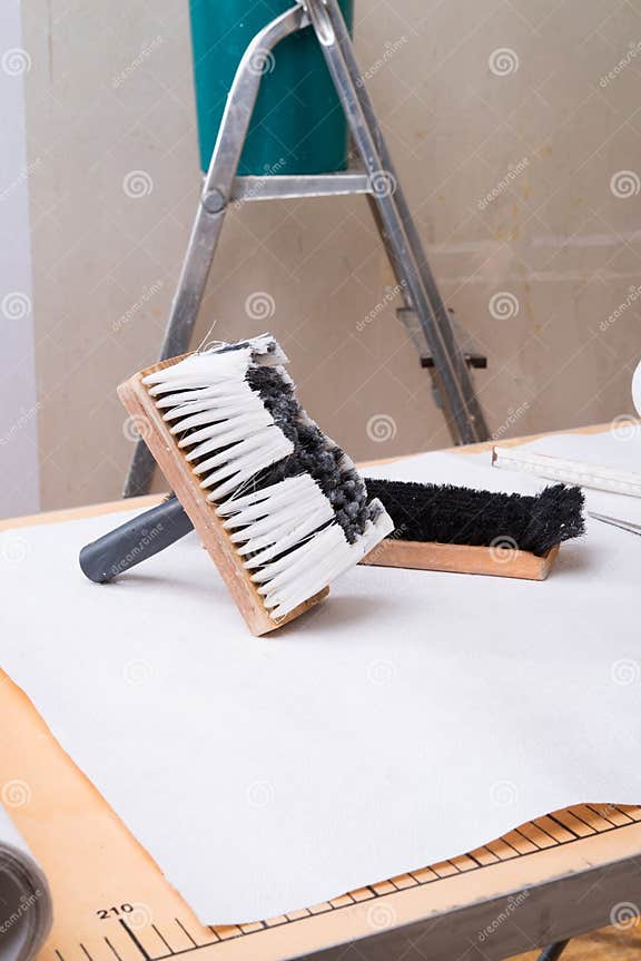 Pasting table stock image. Image of bucket, background - 30133991