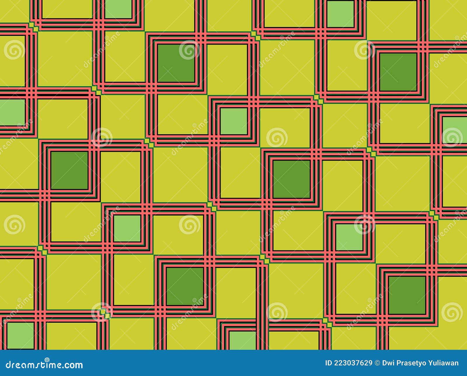 Wallpaper Pattern of Cute Square for Textile Stock Vector ...