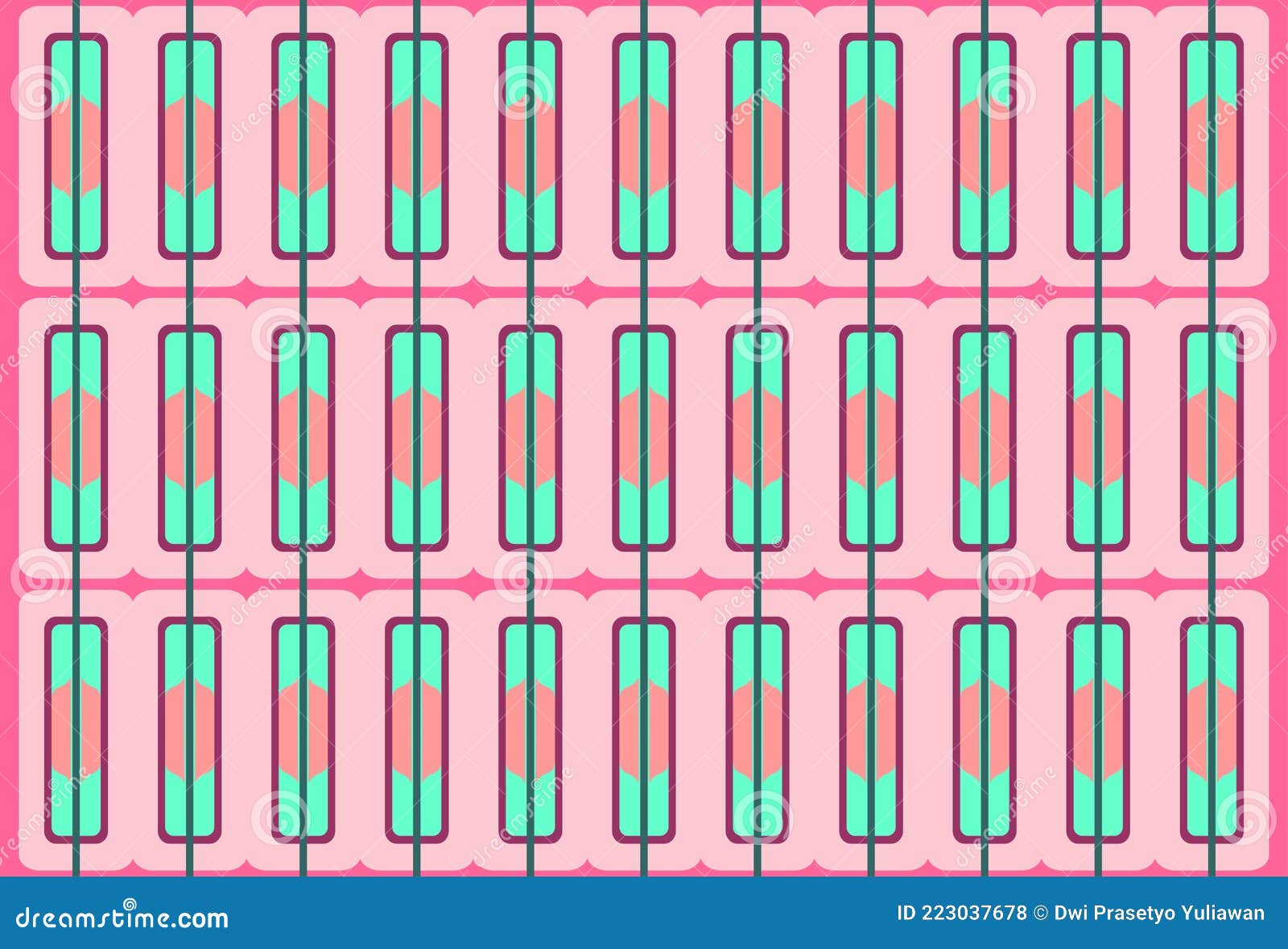 Wallpaper Pattern of Nice Long Square Stock Vector - Illustration of ...