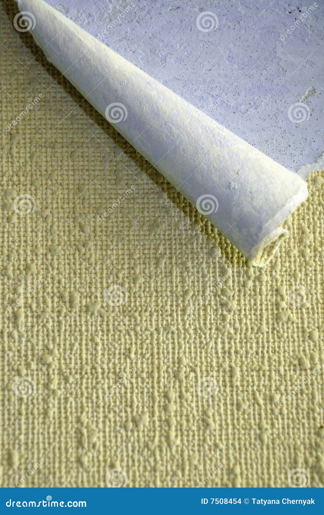 Wallpaper with a Rolled Edge Stock Photo - Image of edge, note: 7508454