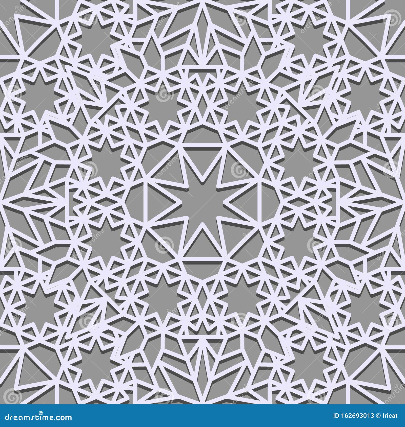 Wallpaper, Seamless Pattern for Continuous Replicate in Islamic Style ...